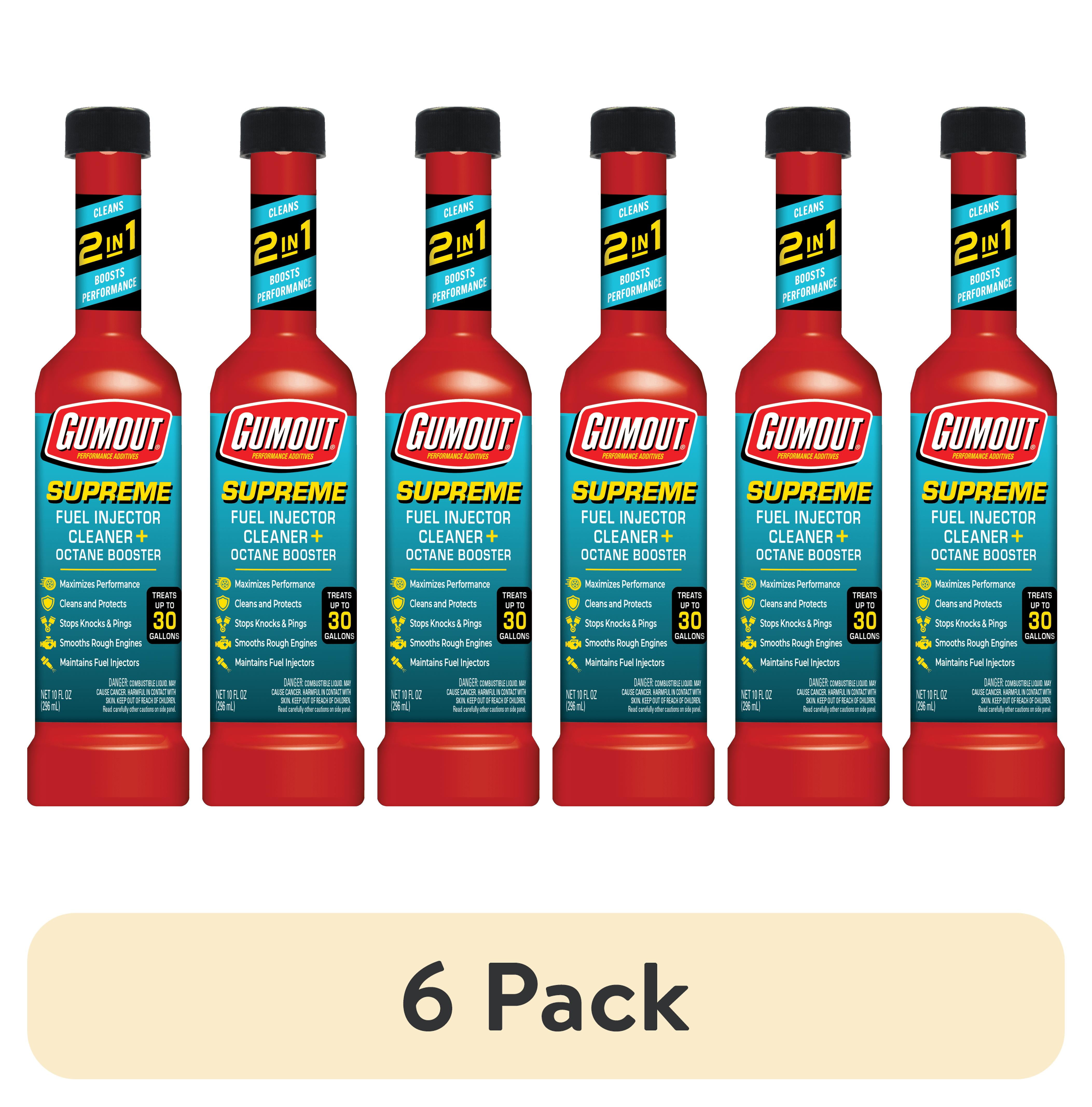 (6 pack) Gumout Supreme 510233 Fuel Injector Cleaner, Octane Booster ...