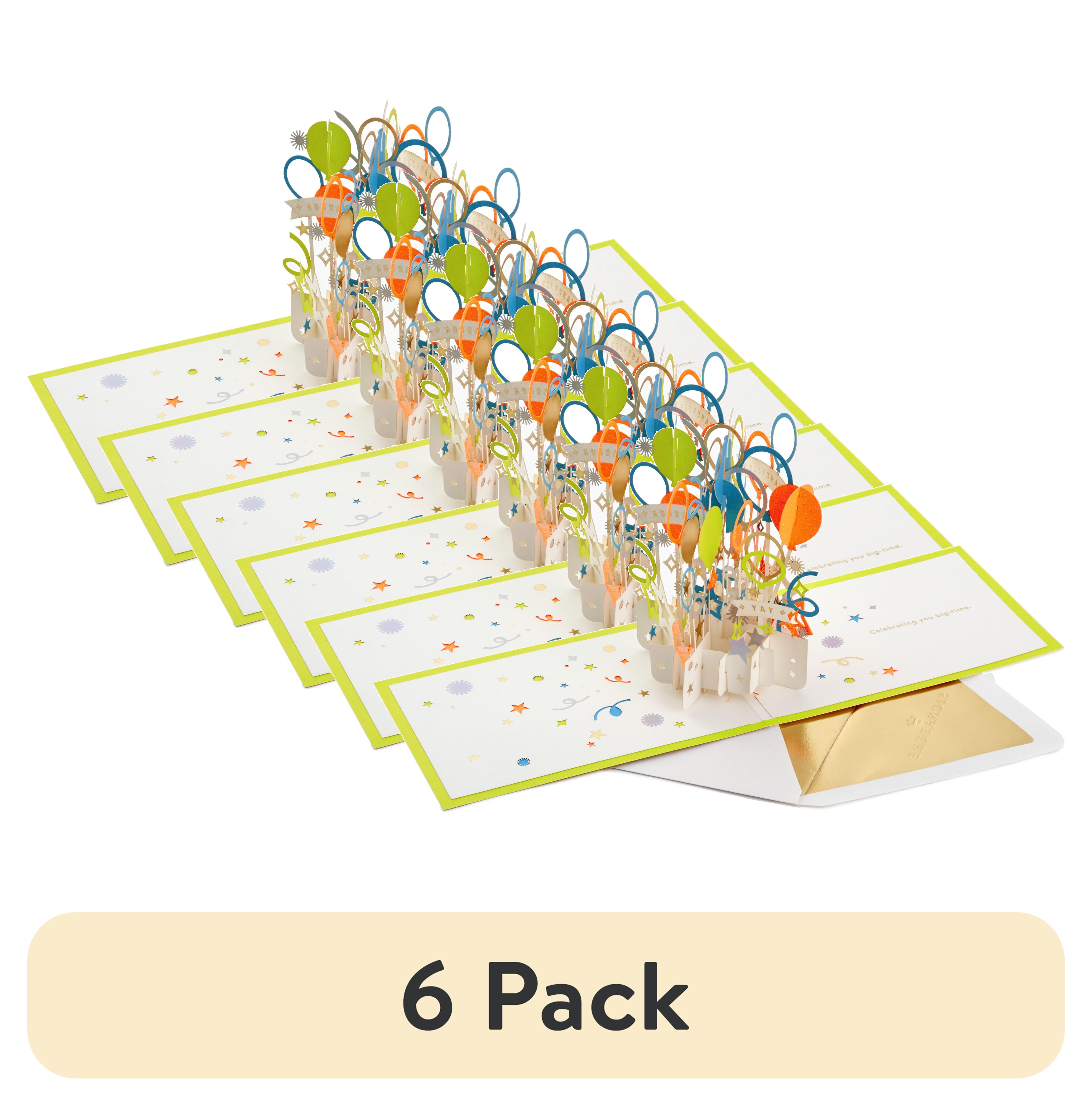 (6 pack) Hallmark Signature Paper Wonder Pop Up Congratulations Card or ...