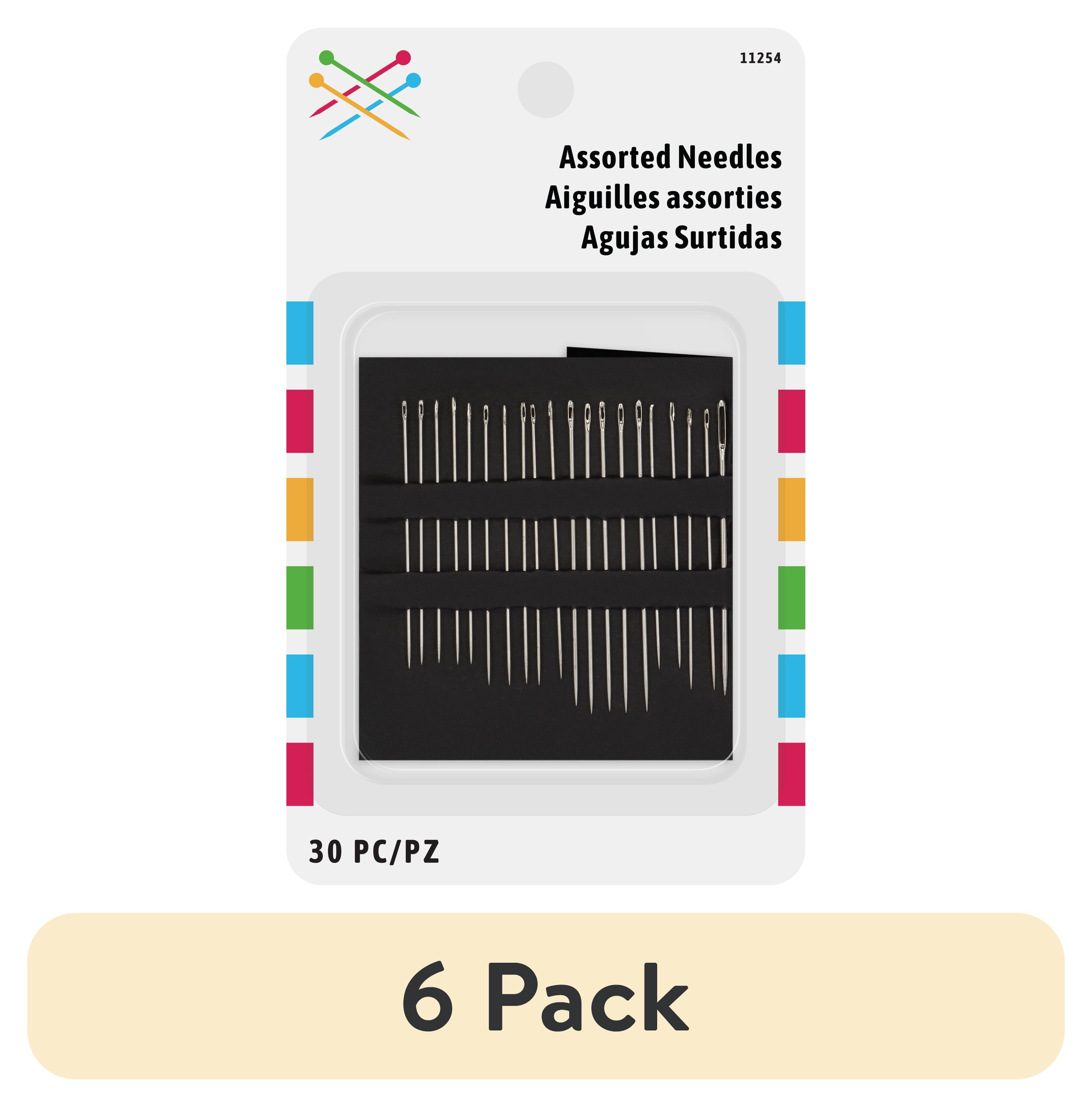 (6 pack) Hand Needles for Quilting, Assorted Sizes, 30-Count - Walmart.com