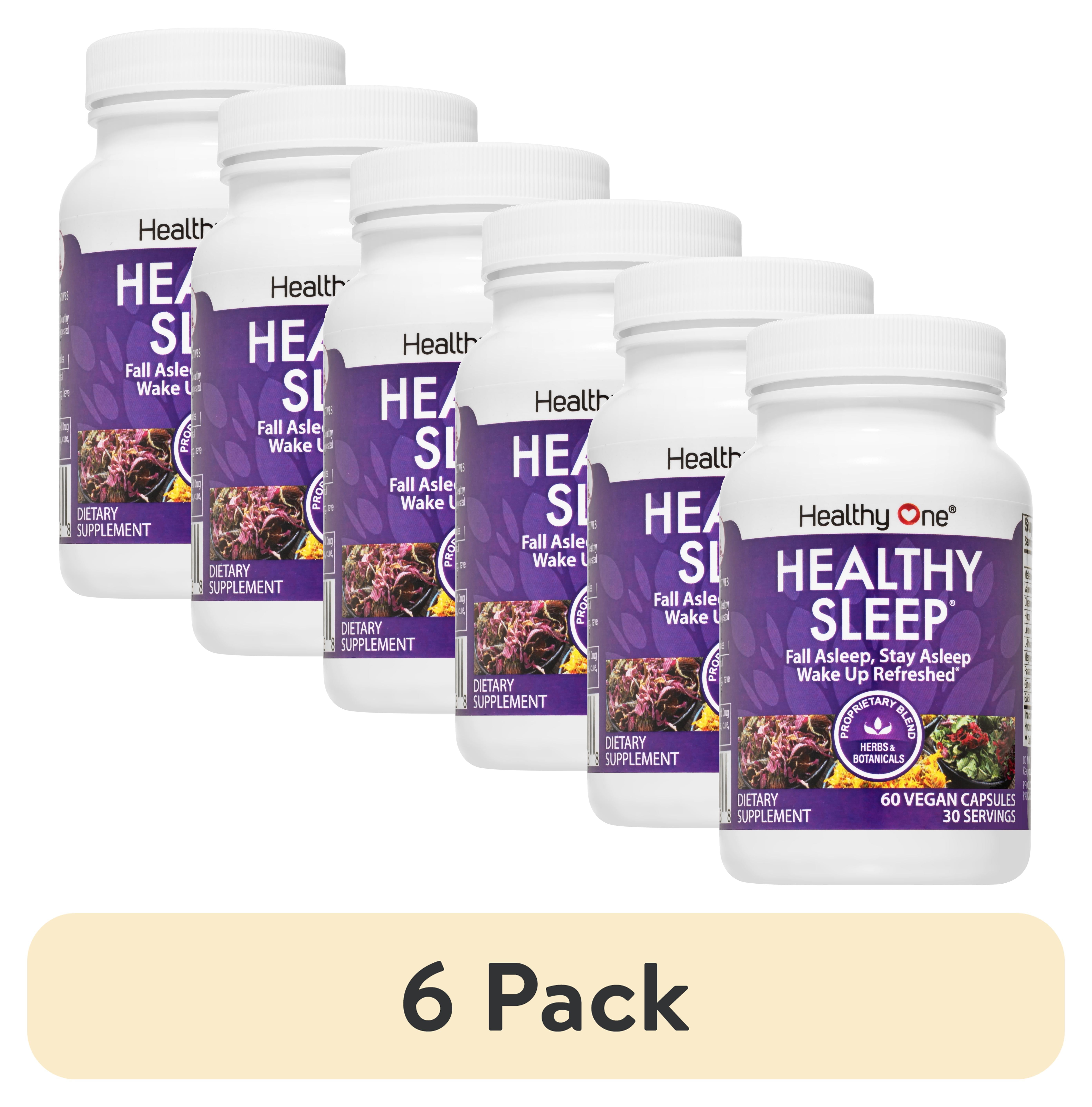(6 pack) Healthy One Healthy Sleep - Sleep Supplement - Magnesium ...