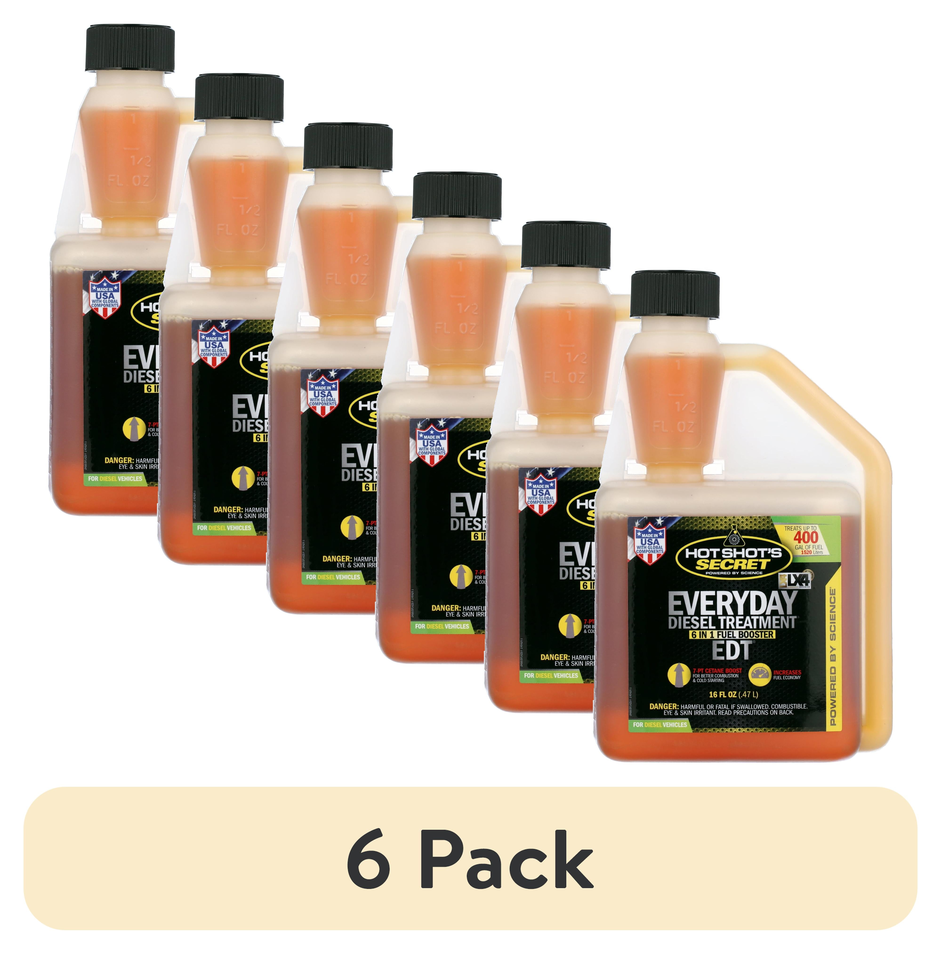 (6 pack) Hot Shot's Secret Everyday Diesel Treatment 16 oz. Squeeze ...