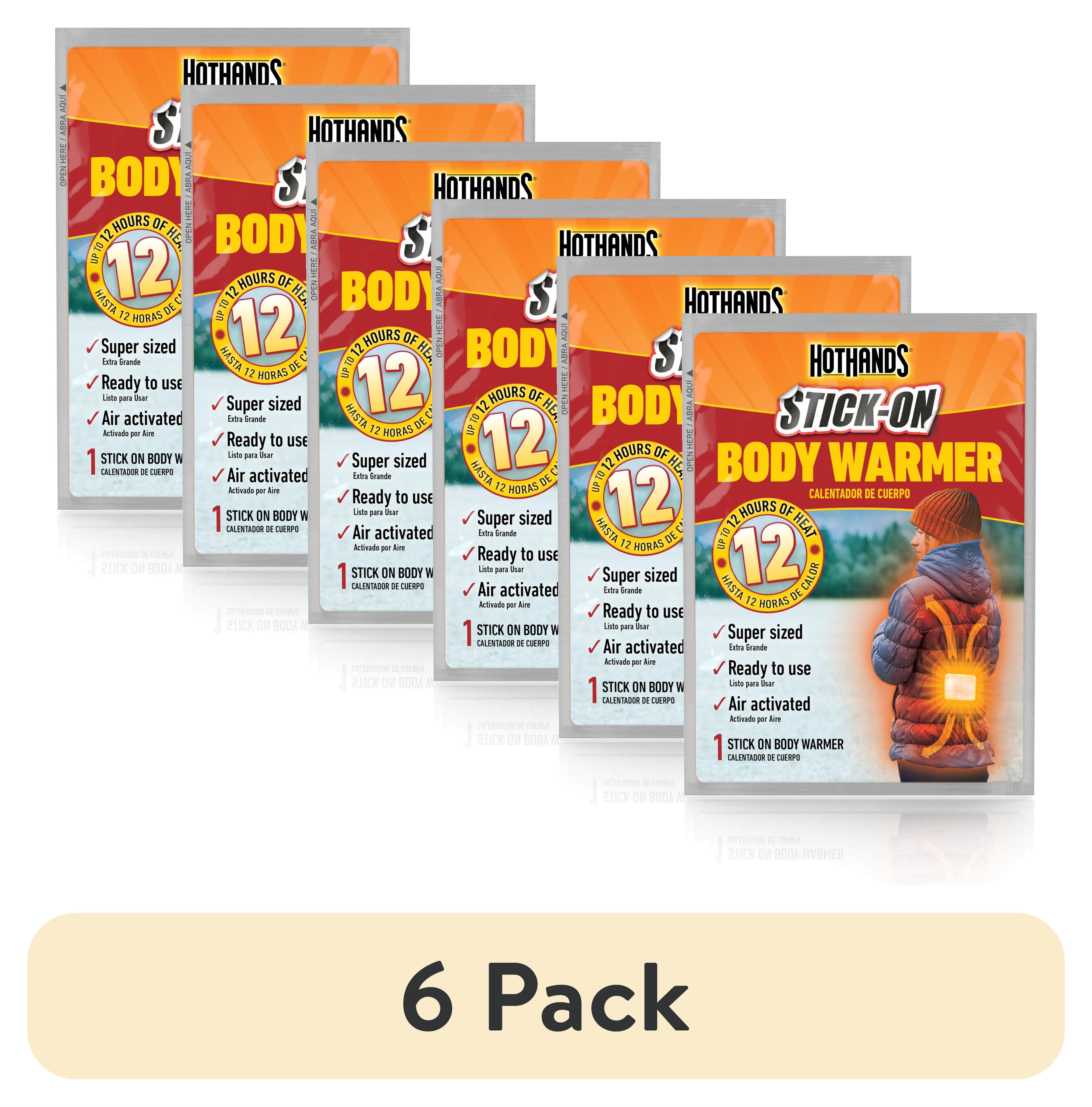 (6 pack) HotHands Stick-On Body Warmers - Walmart.com