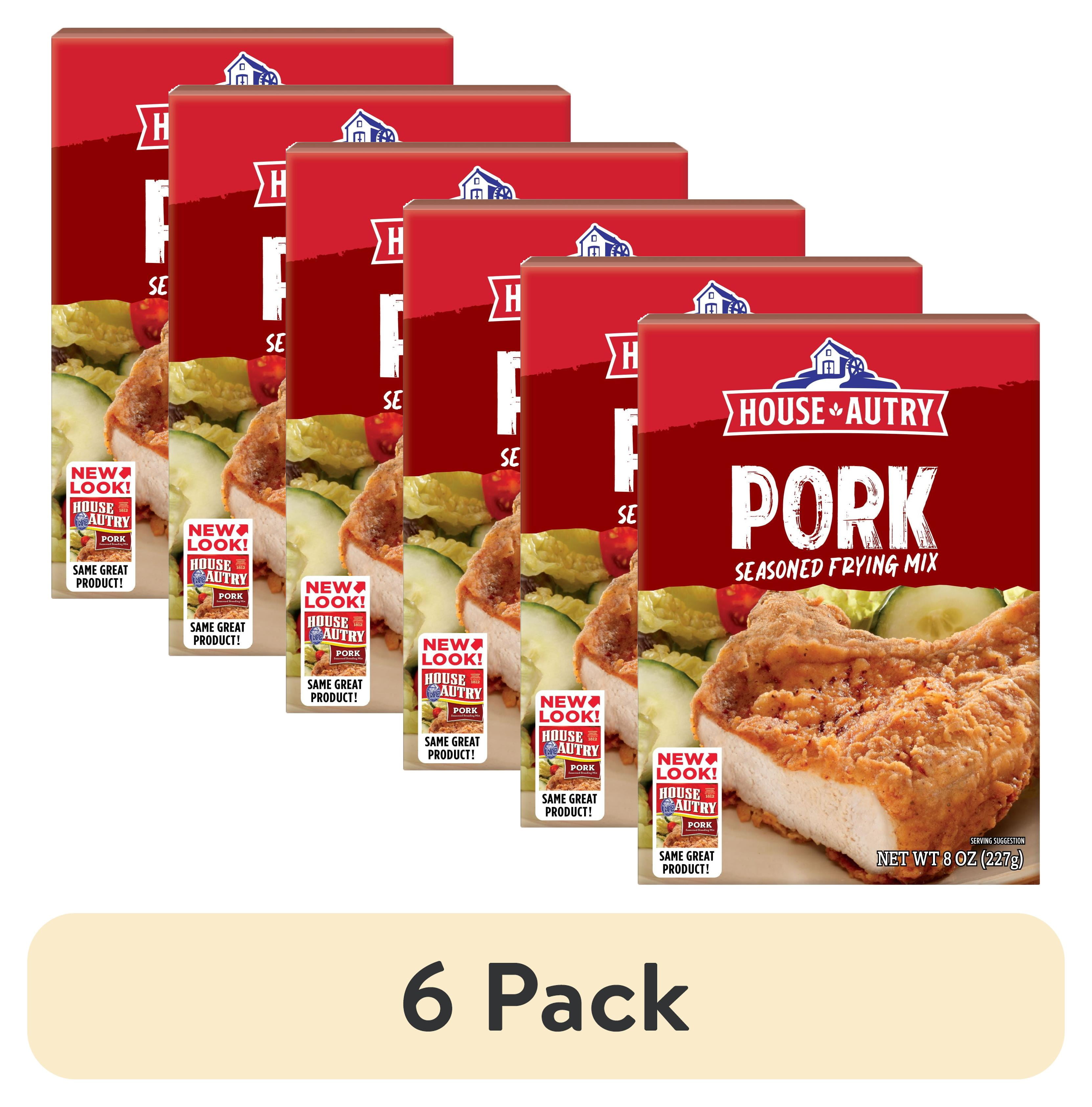 (6 pack) House Autry® Pork Ground Breading Mix 8 oz. Box Crispy ...