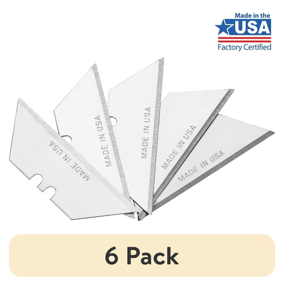 (6 pack) HyperTough 5-Pack Utility Knife Blades - Walmart.com