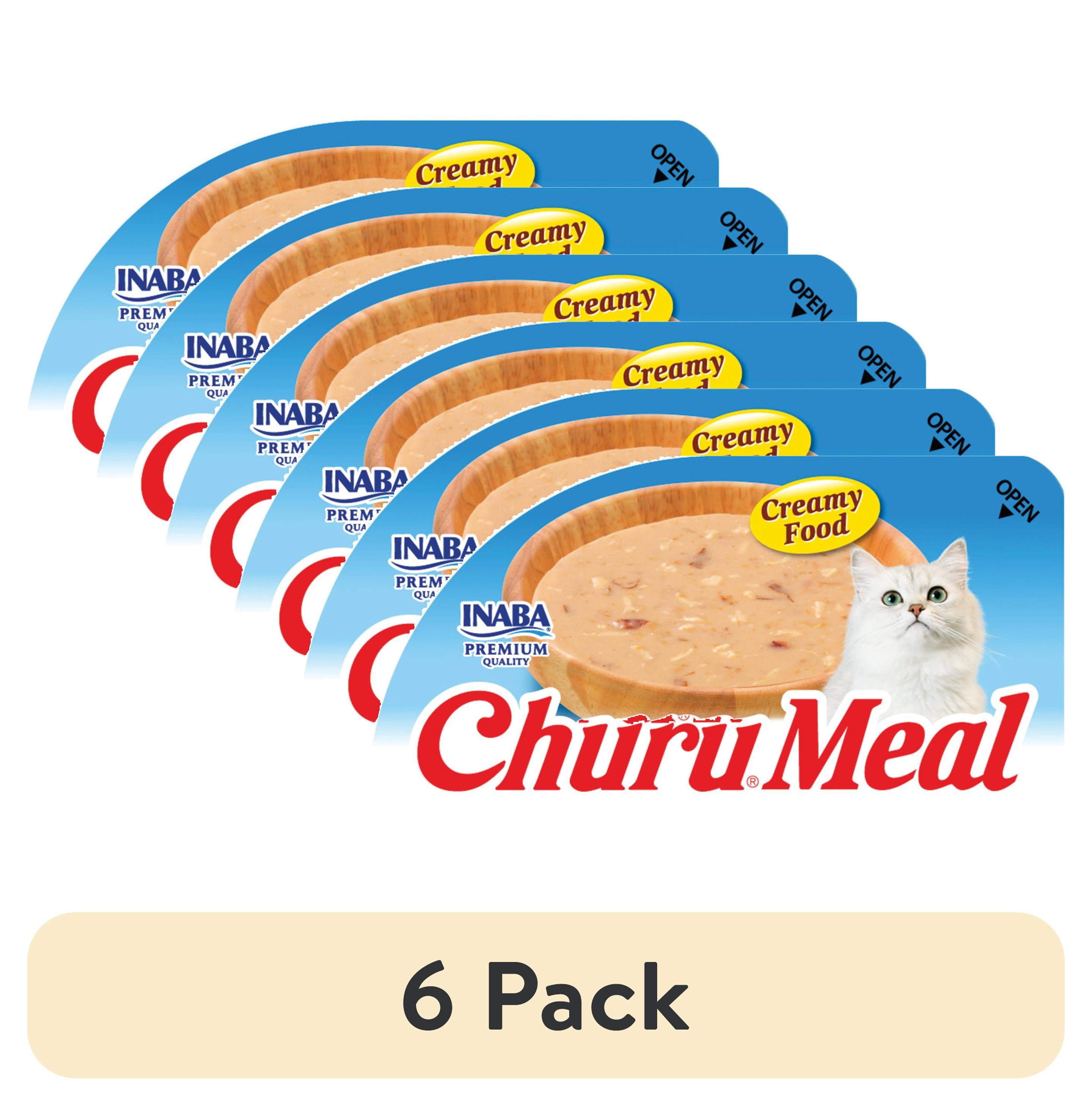 (6 pack) INABA Churu Meal Chowder Adult Wet Cat Food, 2.29 oz cup ...