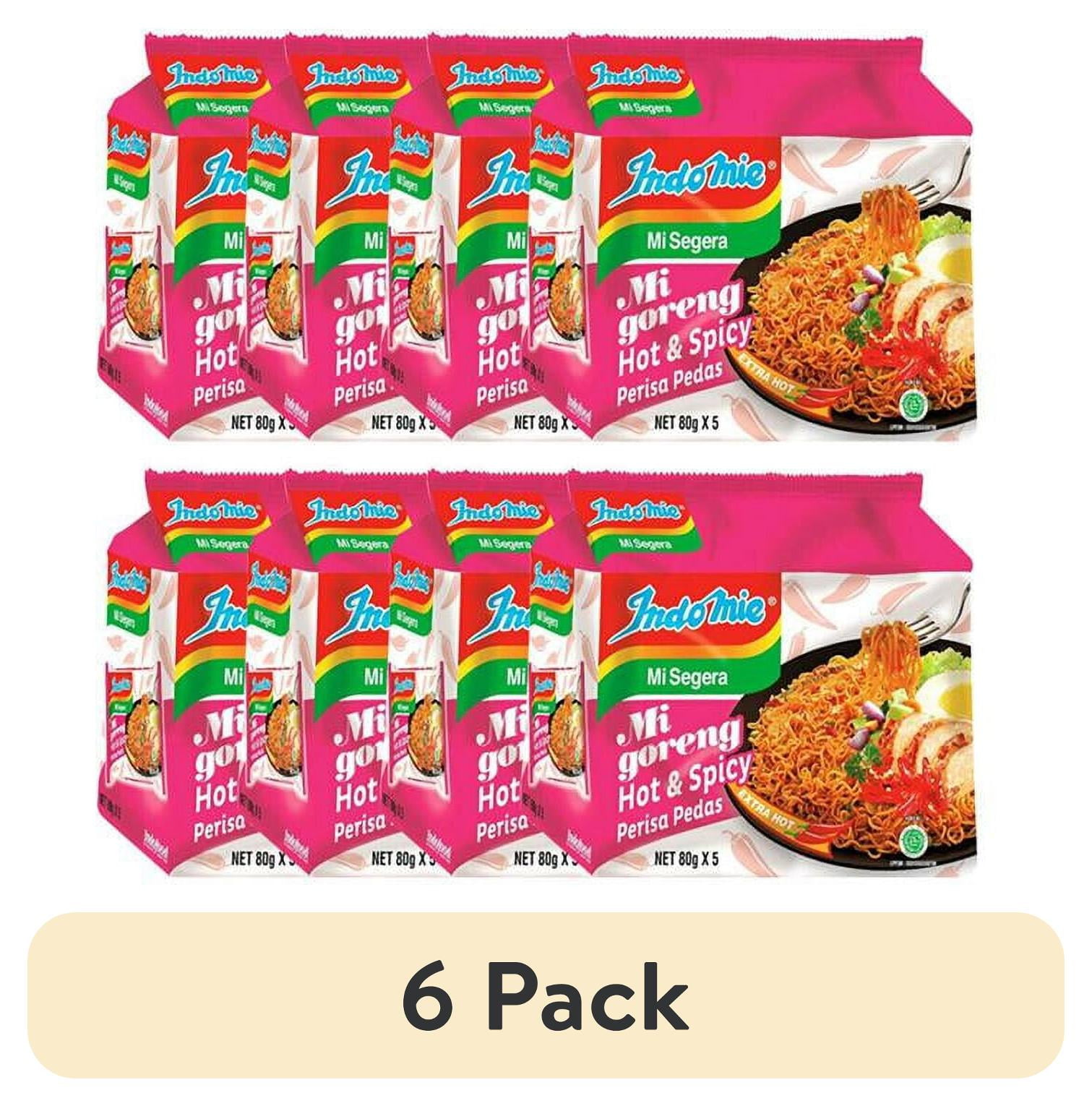(6 pack) Indomie 14.1 oz Mi Goreng Indonesian Halal Instant Noodles ...