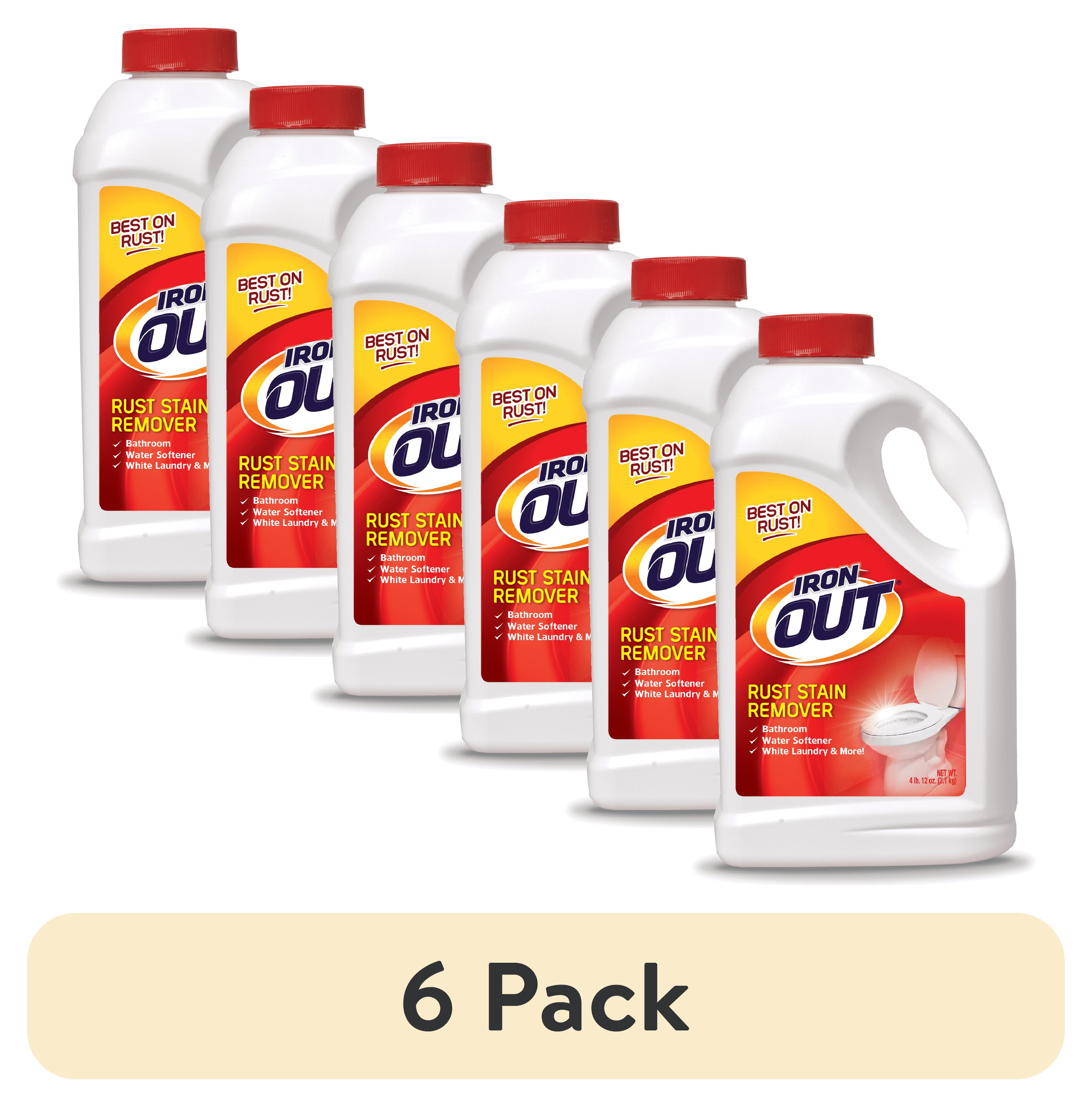 (6 pack) Iron OUT Powder Rust Stain Remover, 76 oz - Walmart.com
