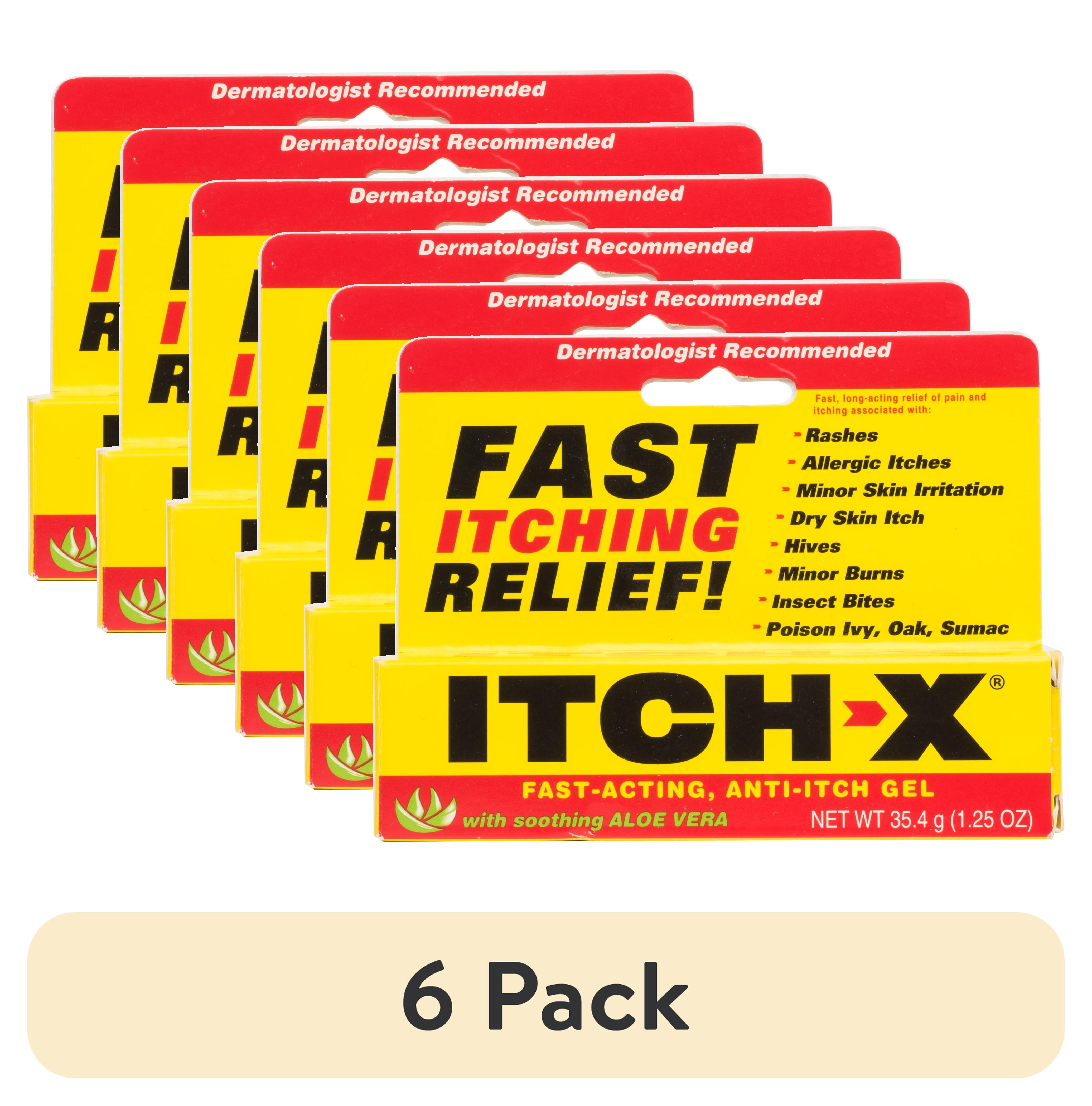 (6 pack) Itch-X Fast-Acting Anti-Itch Gel - Walmart.com
