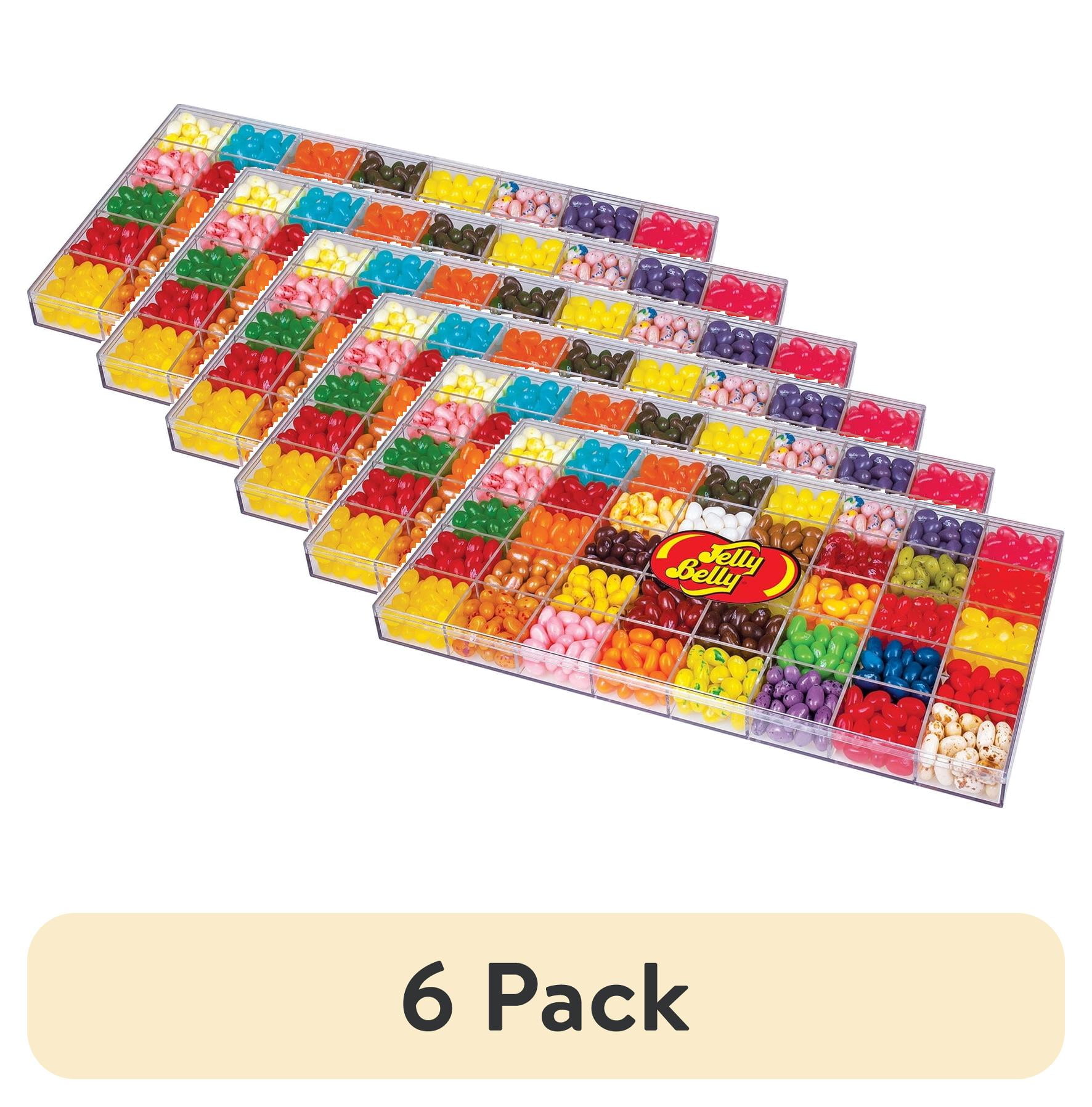(6 pack) Jelly Belly 40-Flavor Clear Jelly Bean Gift Box, 32 Ounces of ...