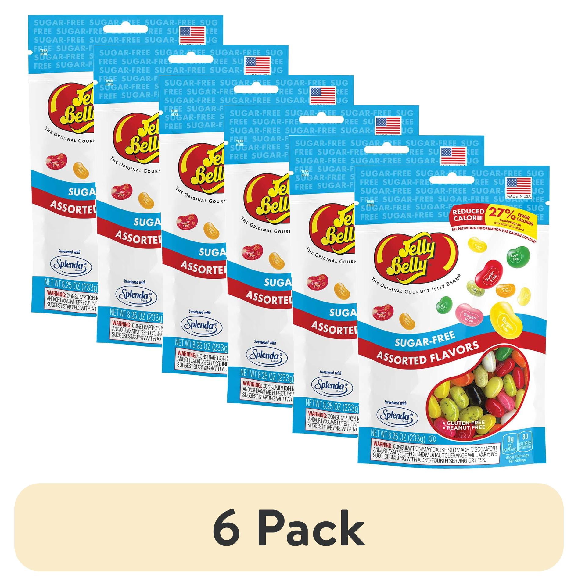 (6 pack) Jelly Belly Sugar-Free Mix of 10 Popular Flavors Jelly Bean ...
