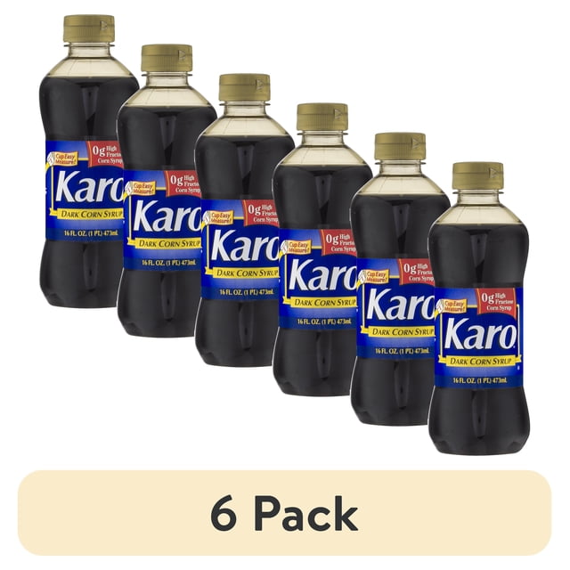 (6 pack) Karo Corn Syrup Dark, 16 fl oz - Walmart.com
