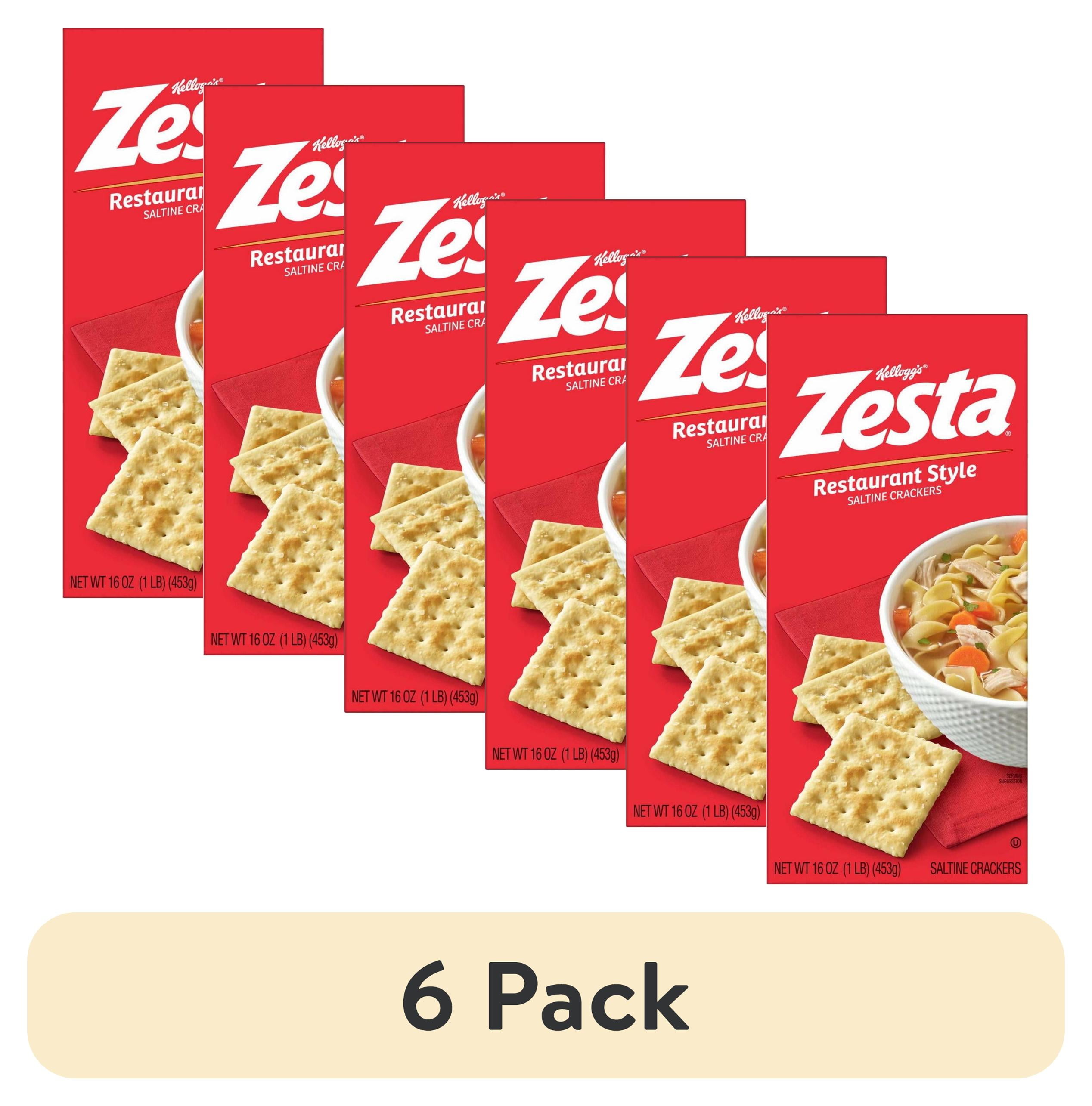(6 pack) Kellogg's Zesta Original Saltine Crackers - 16 oz - Walmart.com