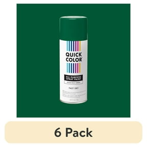 Gray, Quick Color All Purpose Flat Spray Paint Primer-390617, 10 oz ...