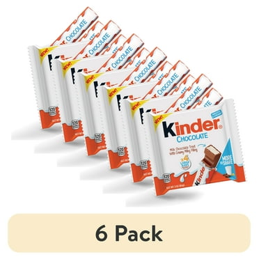 (3 pack) Kinder Chocolate Mini, 7.2 oz, Up to 34 Minis, Milk Chocolate ...