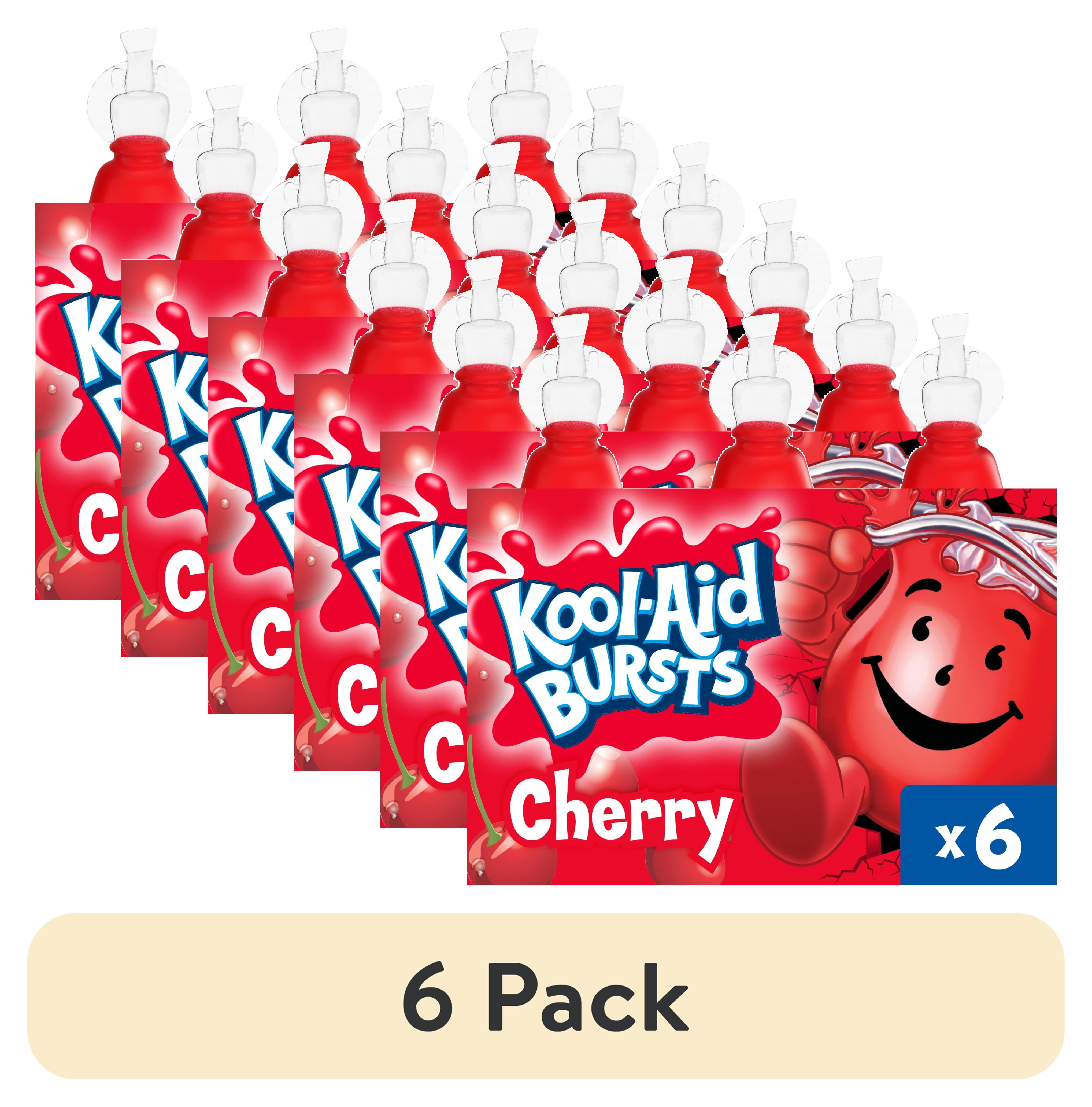 (6 pack) Kool-Aid Bursts Soft Drink, 6 Bottles, for School Lunches and ...