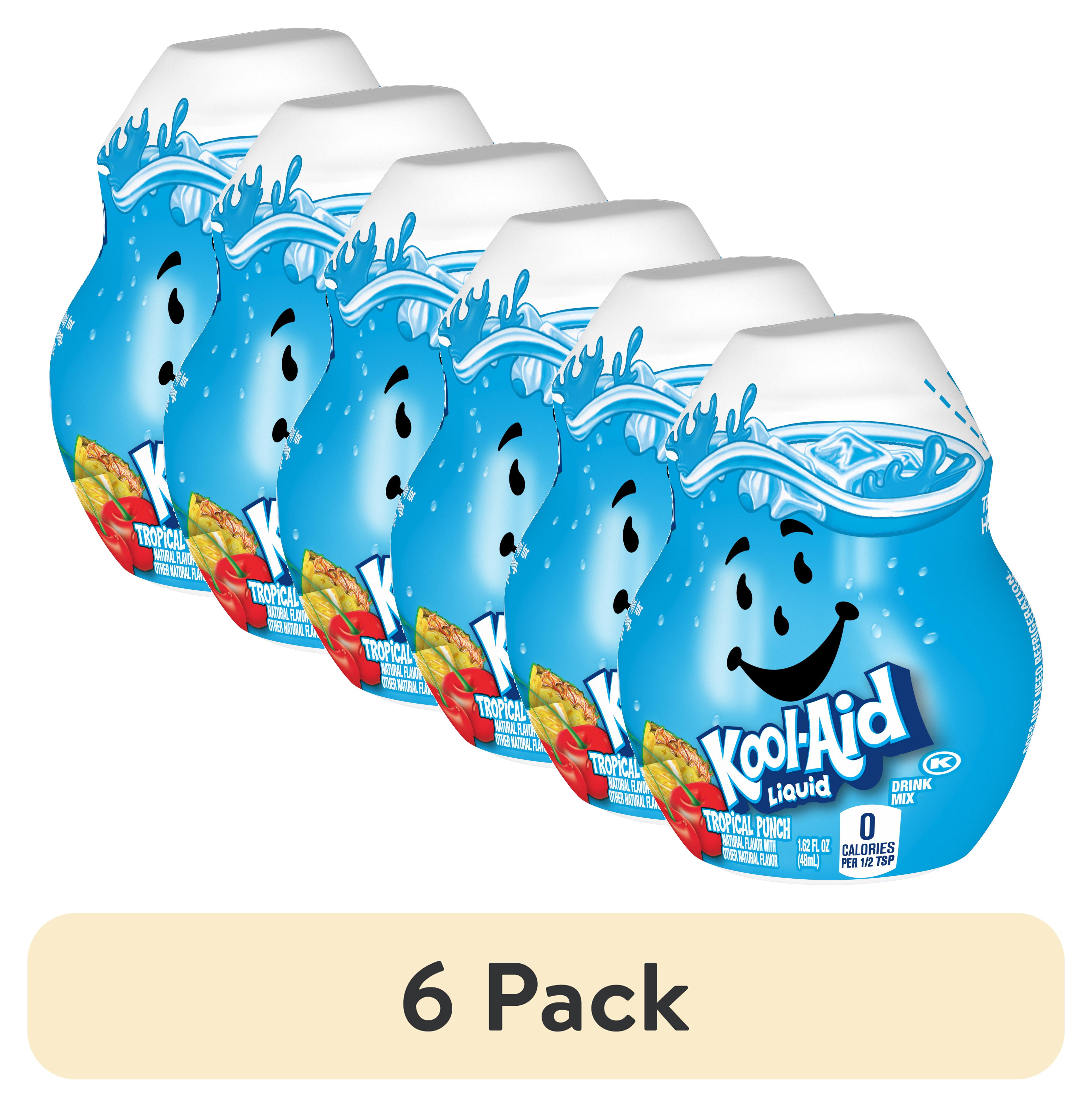 (6 pack) Kool-Aid Liquid Tropical Punch Naturally Flavored Soft Drink ...
