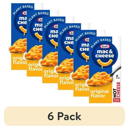 (6 pack) Kraft NotCo Original Flavor Plant Based Mac & Cheese, 6 oz Box ...
