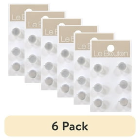 Le Bouton Clear 5/8" Round 2-Hole Buttons, 4 Pieces - Walmart.com