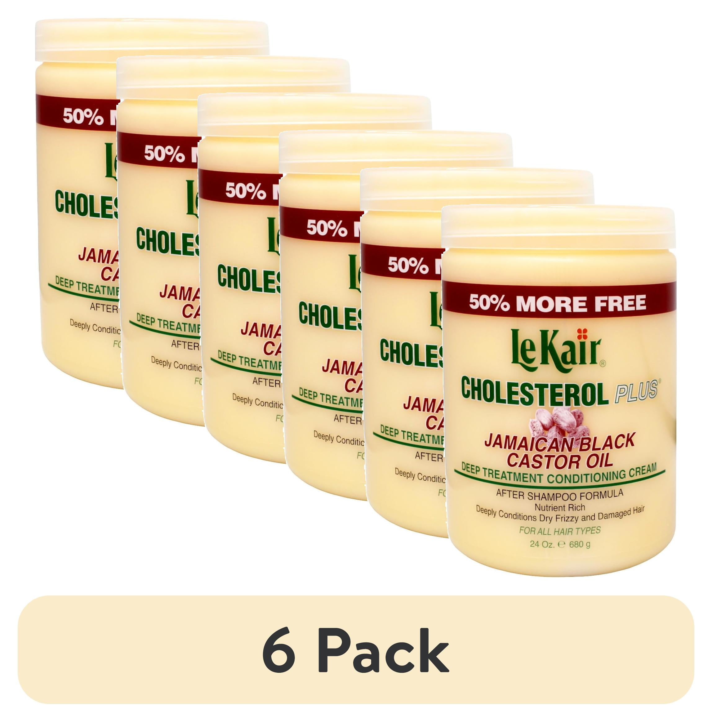 (6 pack) Le Kair Cholesterol Plus Jamaican Black Castor Oil Deep ...