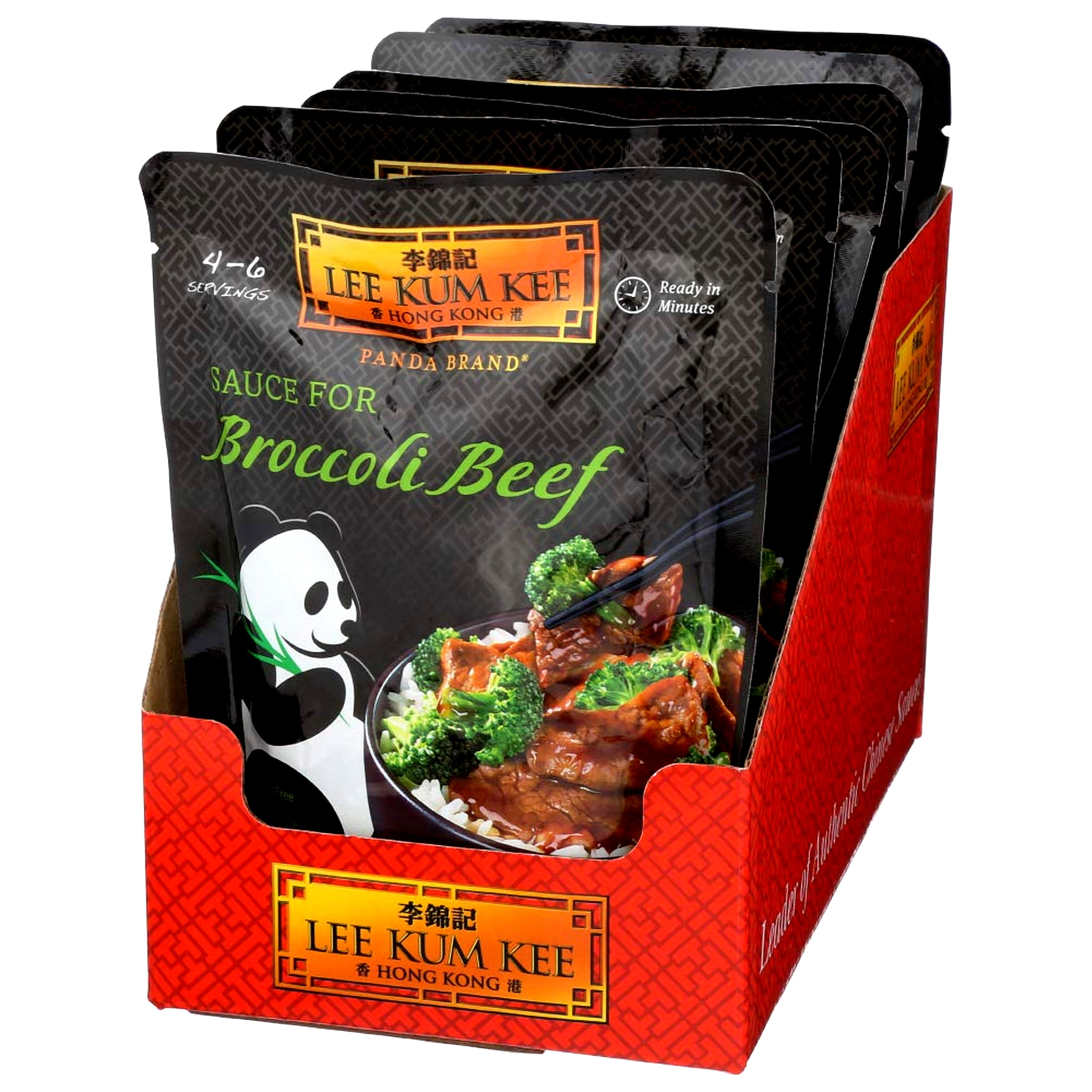 (6 pack) Lee Kum Kee Panda Brand Sauce for Broccoli Beef, 8 oz Bottle ...