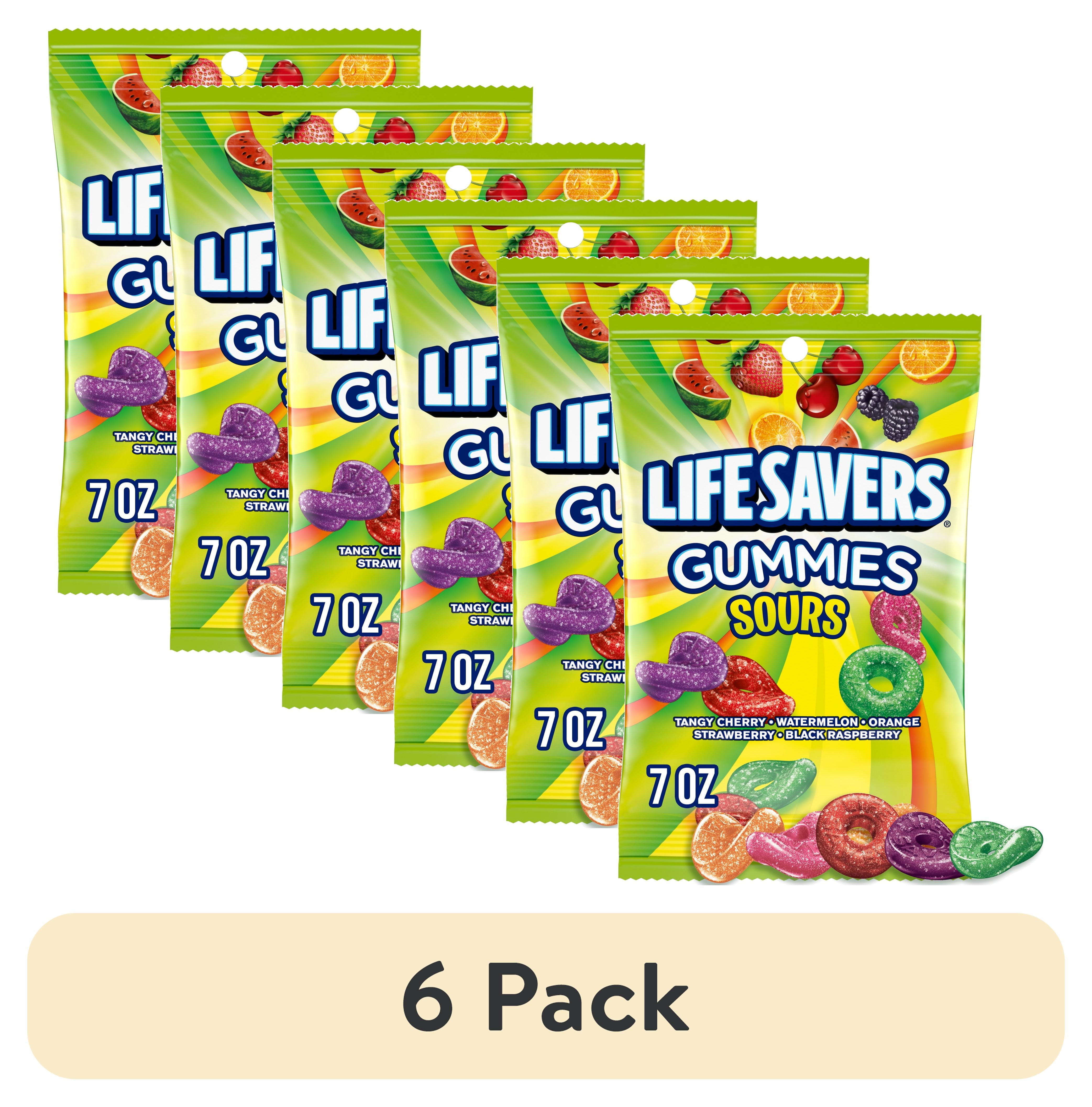 (6 pack) Life Savers Sour Gummy Candy - 7 oz Bag - Walmart.com