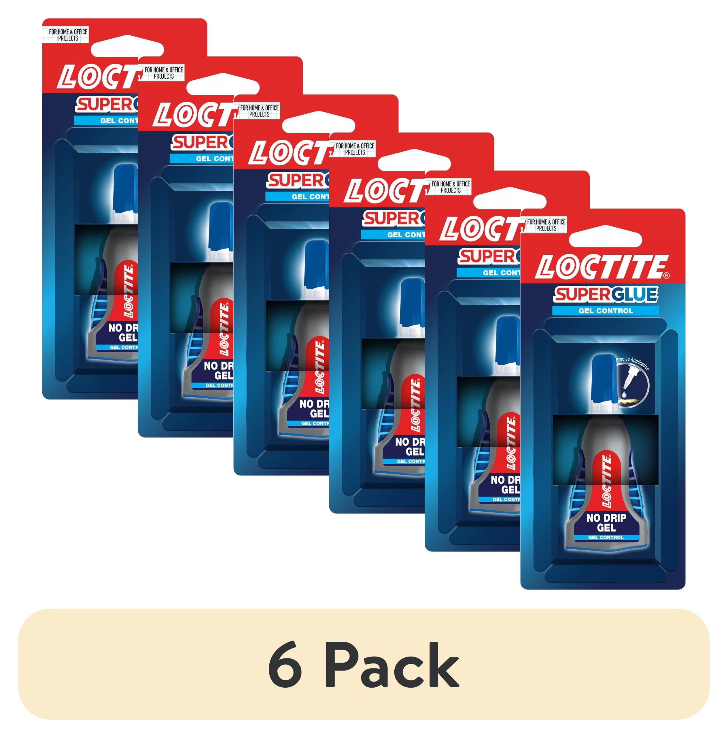 (6 pack) Loctite Super Glue Gel Control, Pack of 1, Clear 0.14 fl oz ...