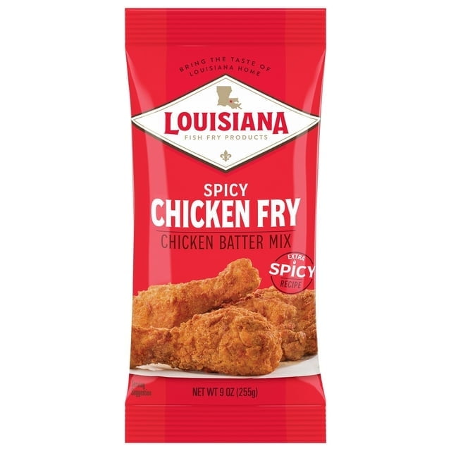 (6 pack) Louisiana Fish Fry Products Crispy Spicy Chicken Fry Coating ...