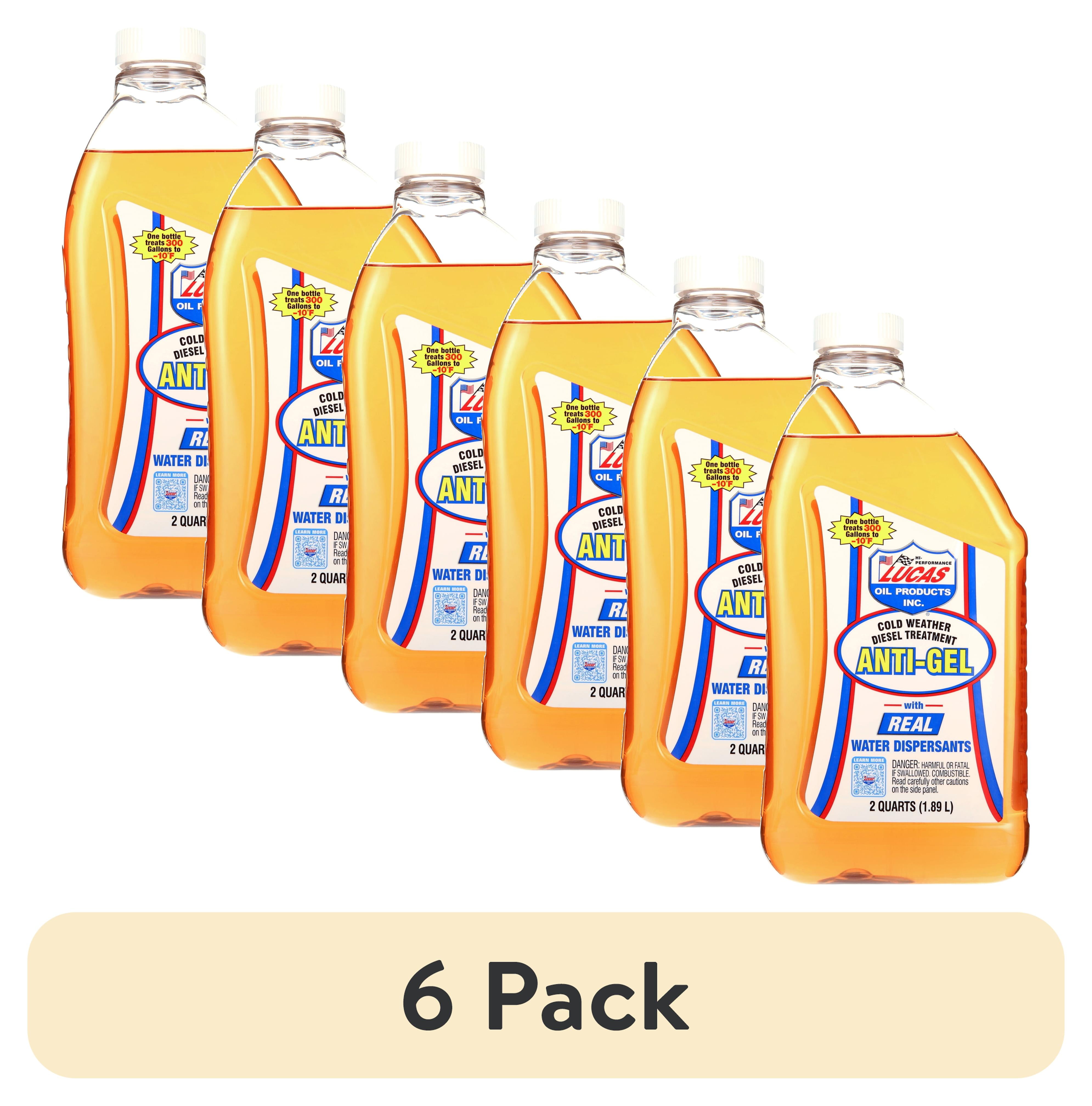 (6 pack) Lucas 10866 Anti-Gel Diesel Fuel Additive 64 Fluid Ounces for ...
