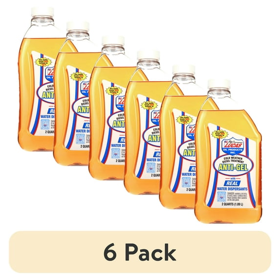 (6 pack) Lucas 10866 Anti-Gel Diesel Fuel Additive 64 Fluid Ounces for ...