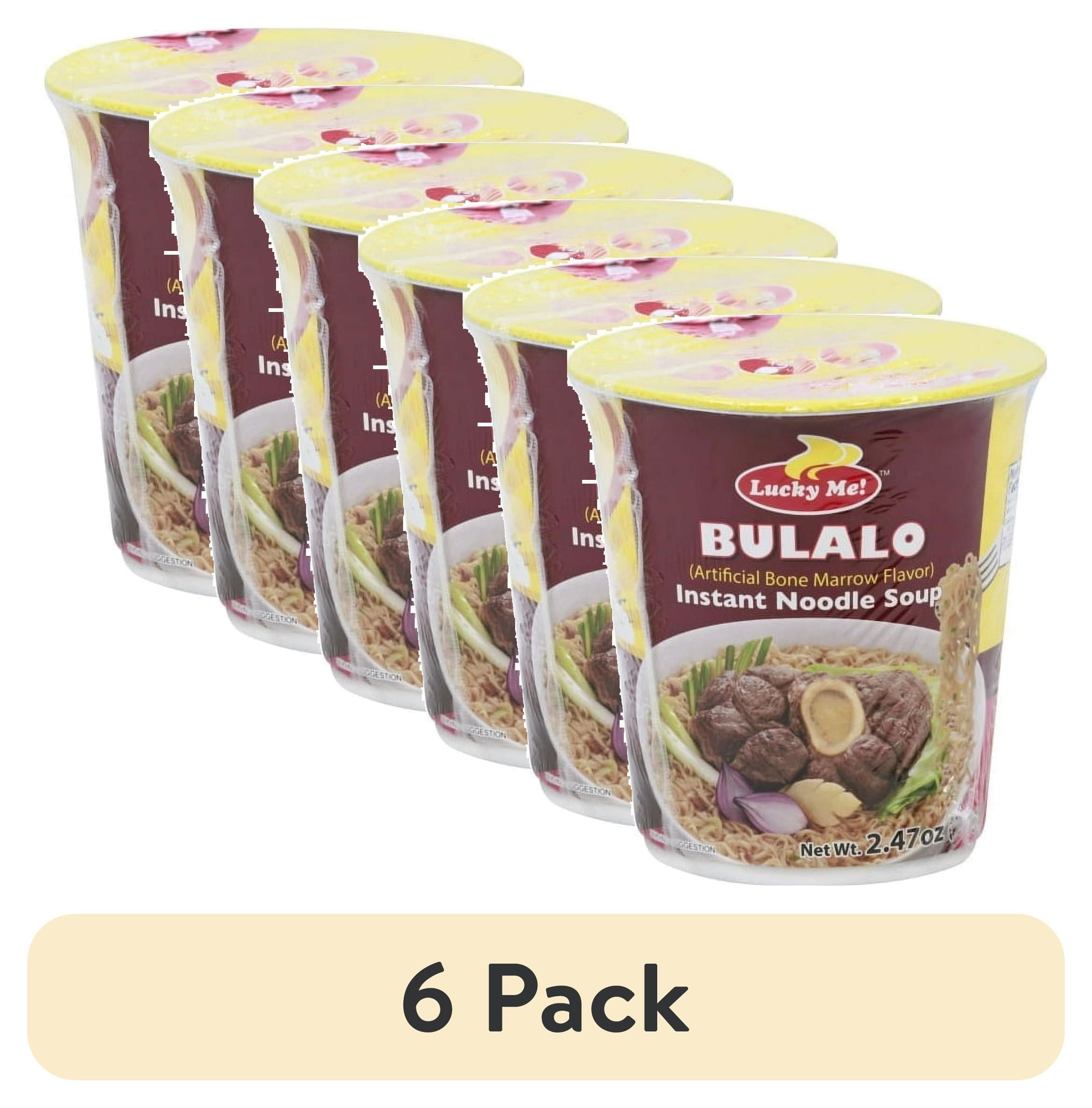 (6 pack) Lucky Me! Supreme Bulalo Instant Mami Noodles, 2.54 oz ...