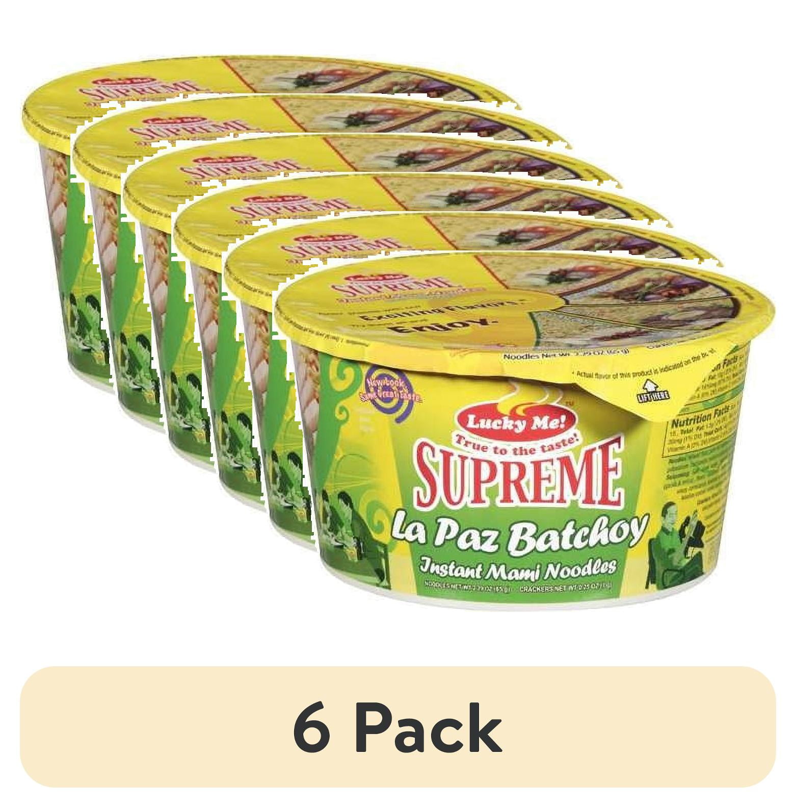 (6 pack) Lucky Me Supreme Noodles, La Paz Batchoy, 2.29 Oz - Walmart.com