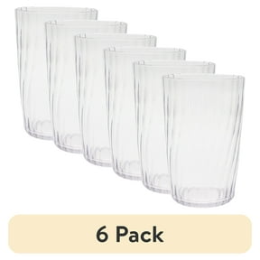 Clear Glass Tumblers with Straws - Perfect for Home & Entertaining