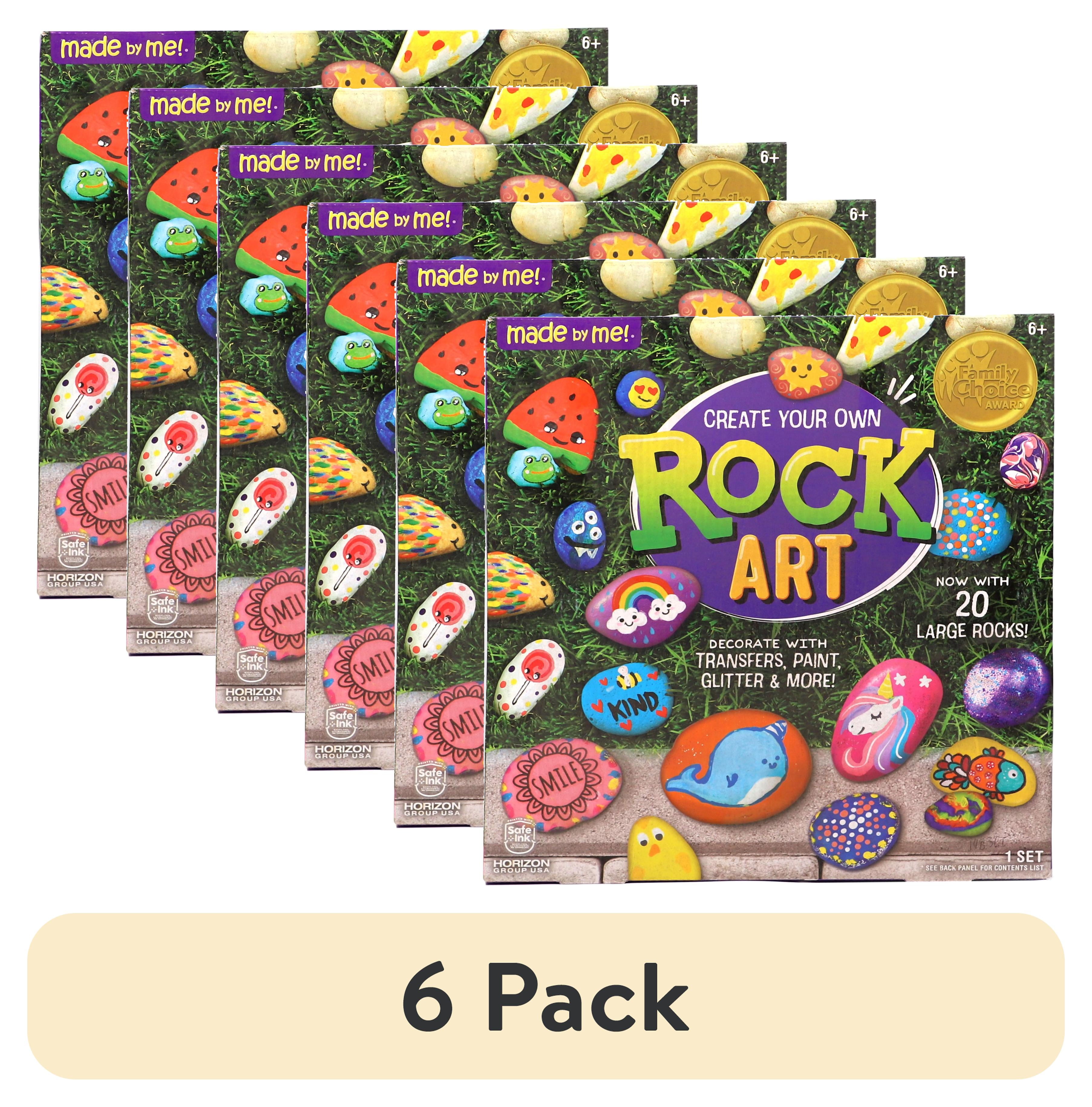 (6 pack) Made by Me Create Your Own Multicolor Rock Art, Boys and Girls ...