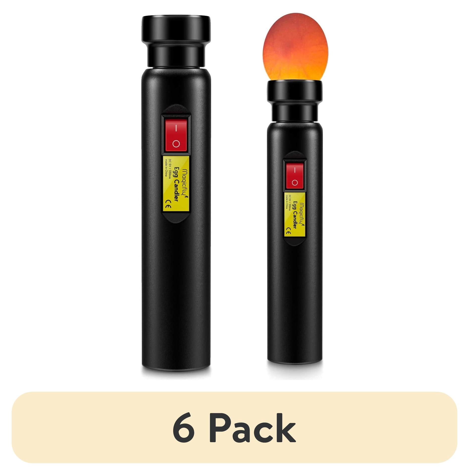 (6 pack) Magicfly Rechargeable Egg Candler Tester for Monitoring Eggs ...