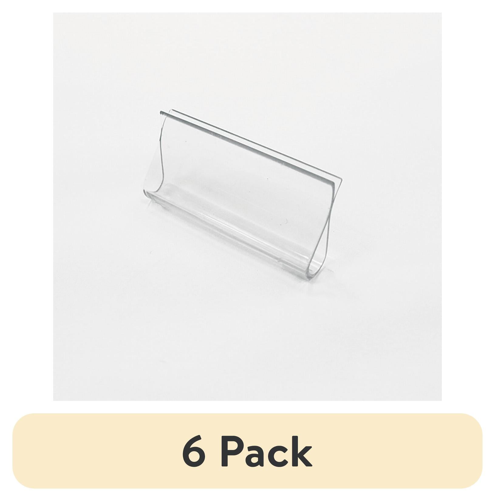 (6 pack) Mainstays 3-1/4 in. Clear Roller Shade Hem Grip - Walmart.com
