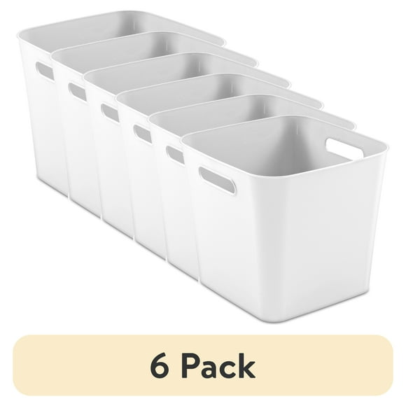 White Storage Bins