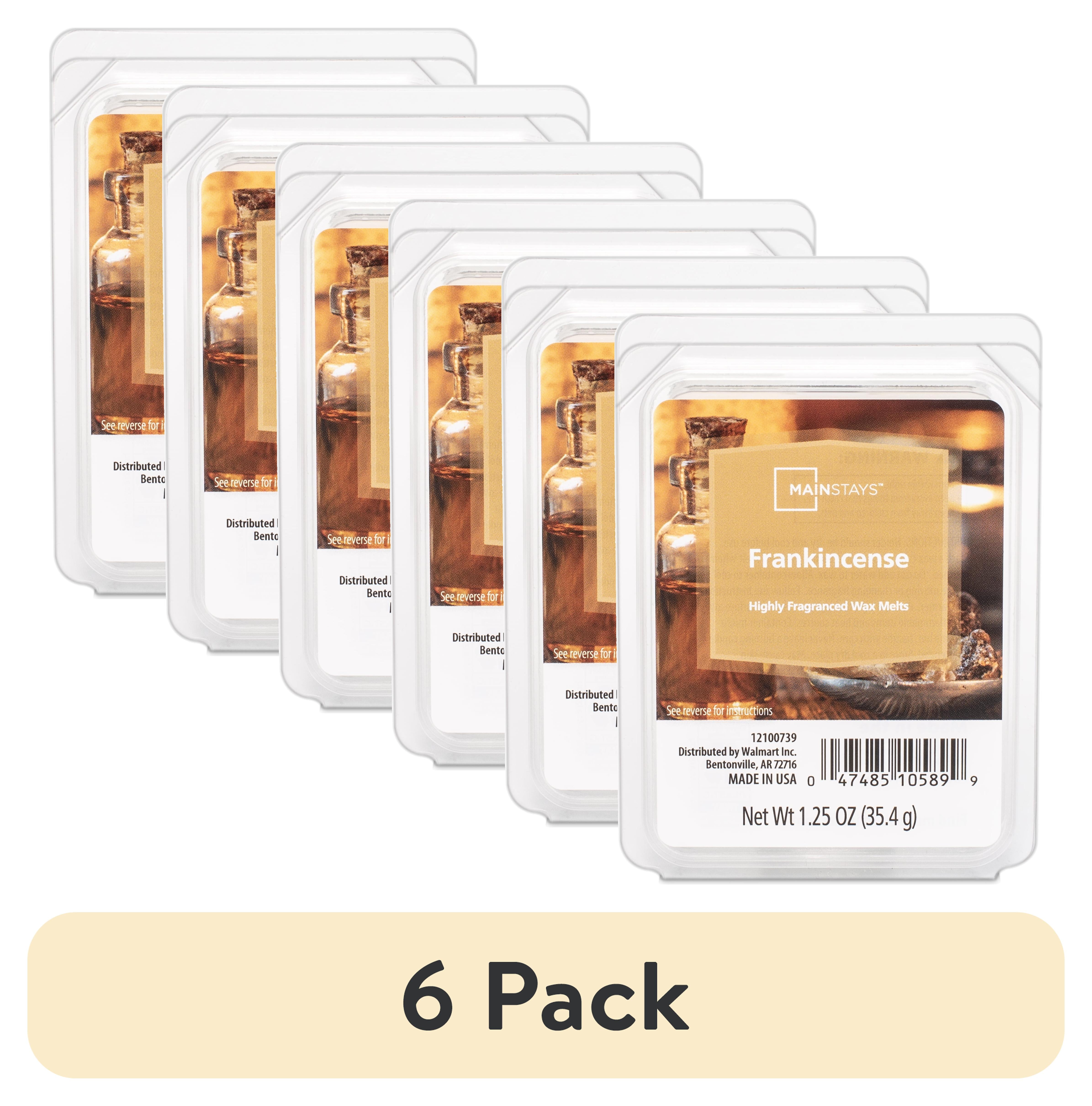 (6 pack) Mainstays Frankincense Scented Wax Melts, 1.25 oz - Walmart.com