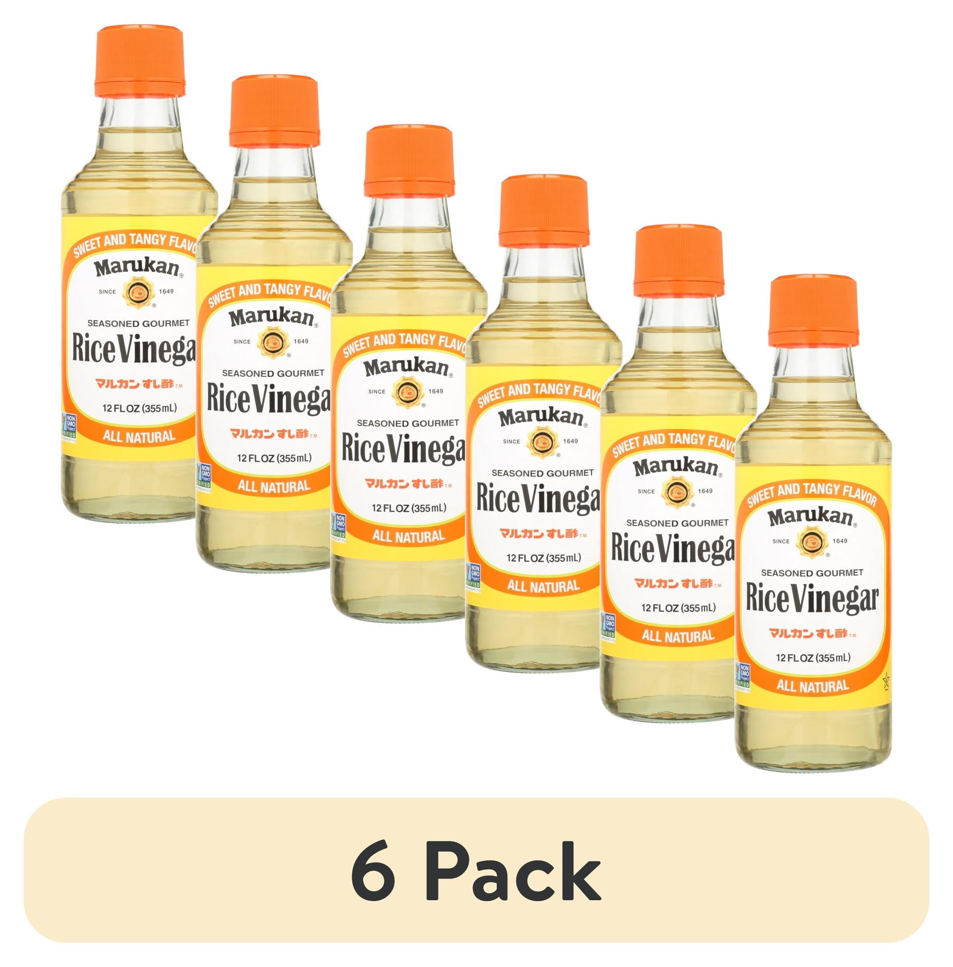 (6 pack) Marukan Seasoned Gourmet Rice Vinegar, 12 Fz - Walmart.com