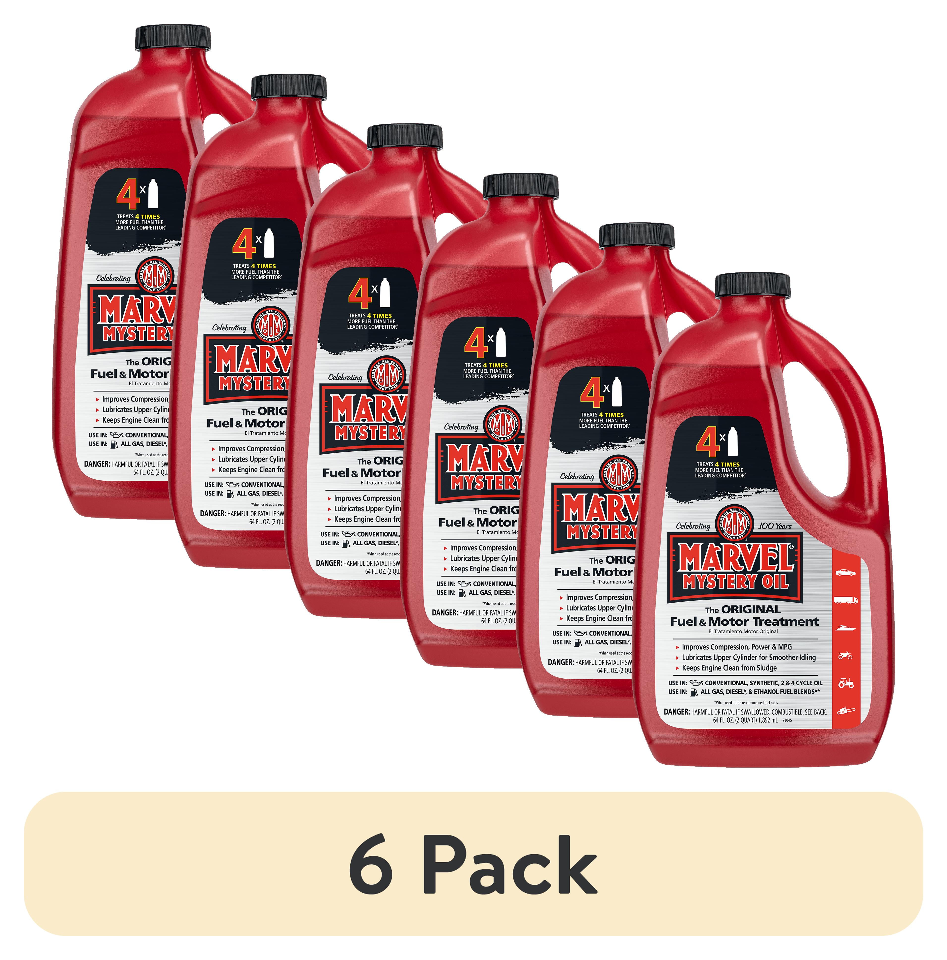 (6 pack) Marvel Mystery Oil - Automotive Additive Oil Enhancer and Fuel ...