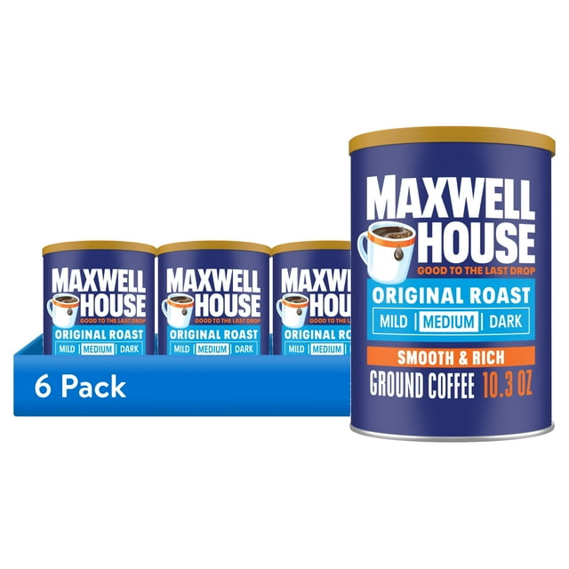(1 pack) Maxwell House Original Roast Ground Coffee, 10.3 oz Canister - Walmart.com