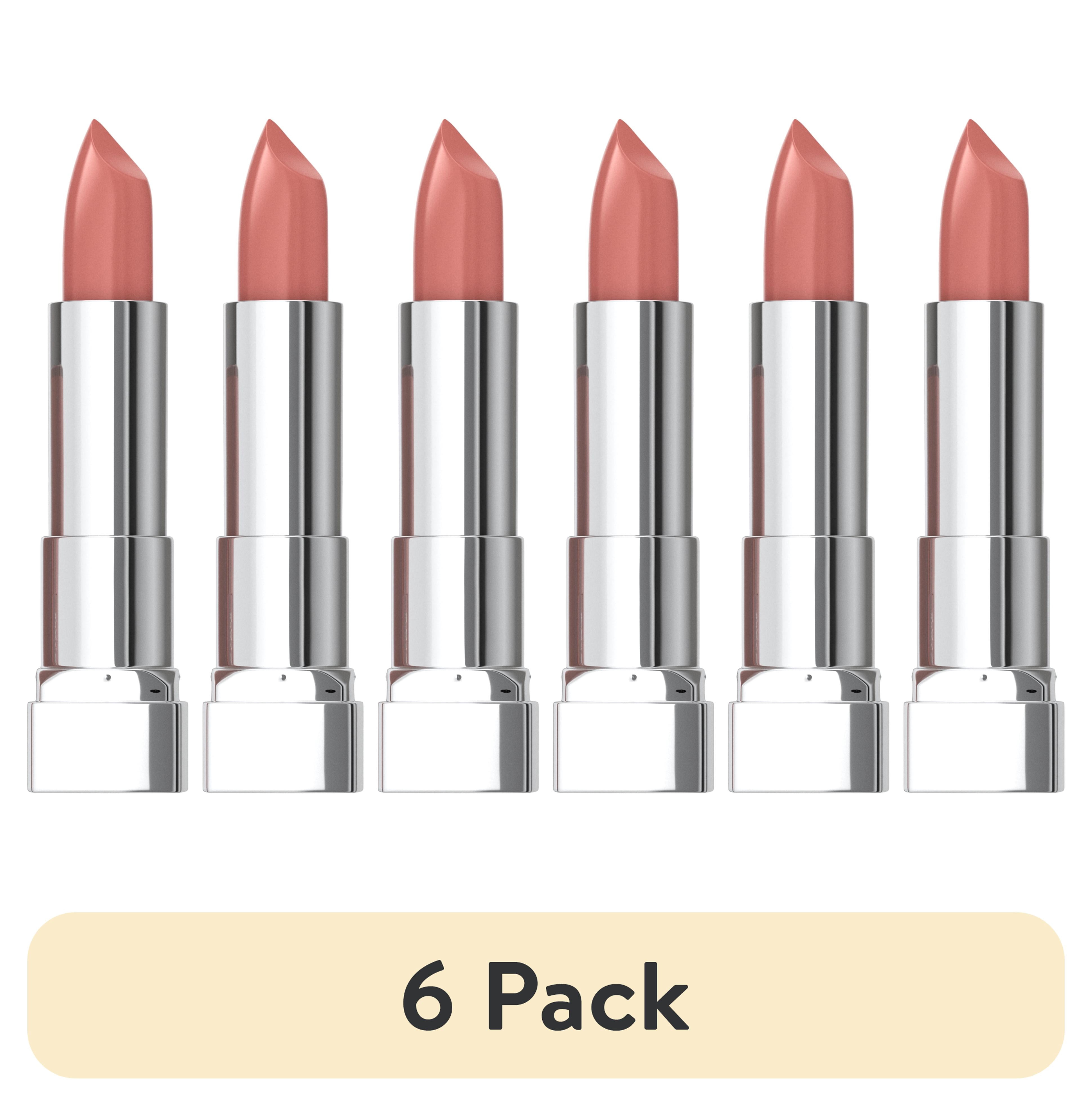 (6 pack) Maybelline Color Sensational Cream Finish Lipstick, Bare ...