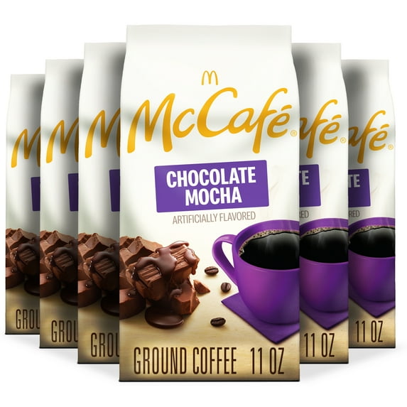 (6 pack) McCafe Mocha Collection Chocolate Mocha Flavored Ground Coffee ...
