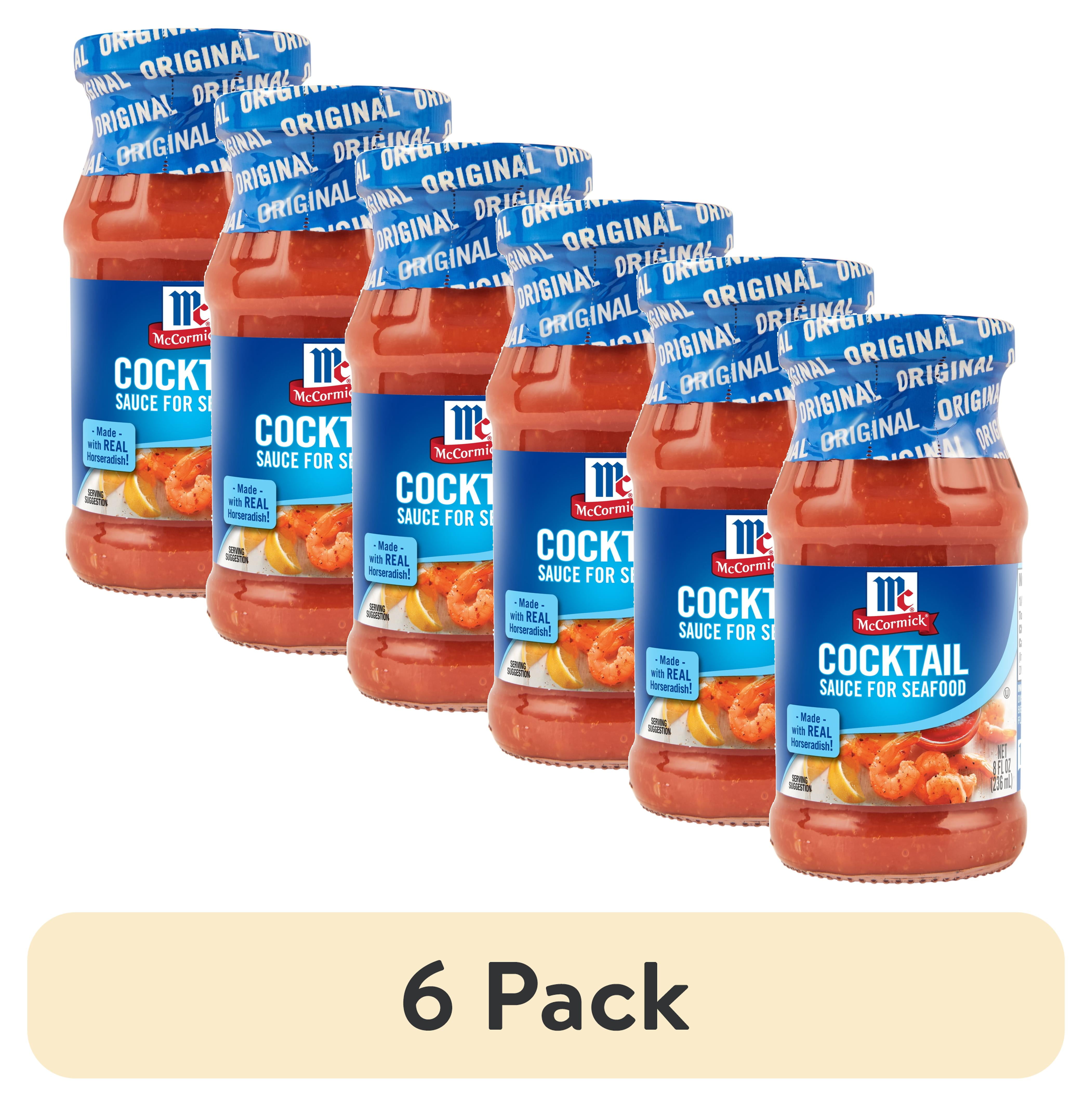 (6 pack) McCormick GOLDEN DIPT Kosher Seafood Cocktail Sauce, 8.0 fl oz ...