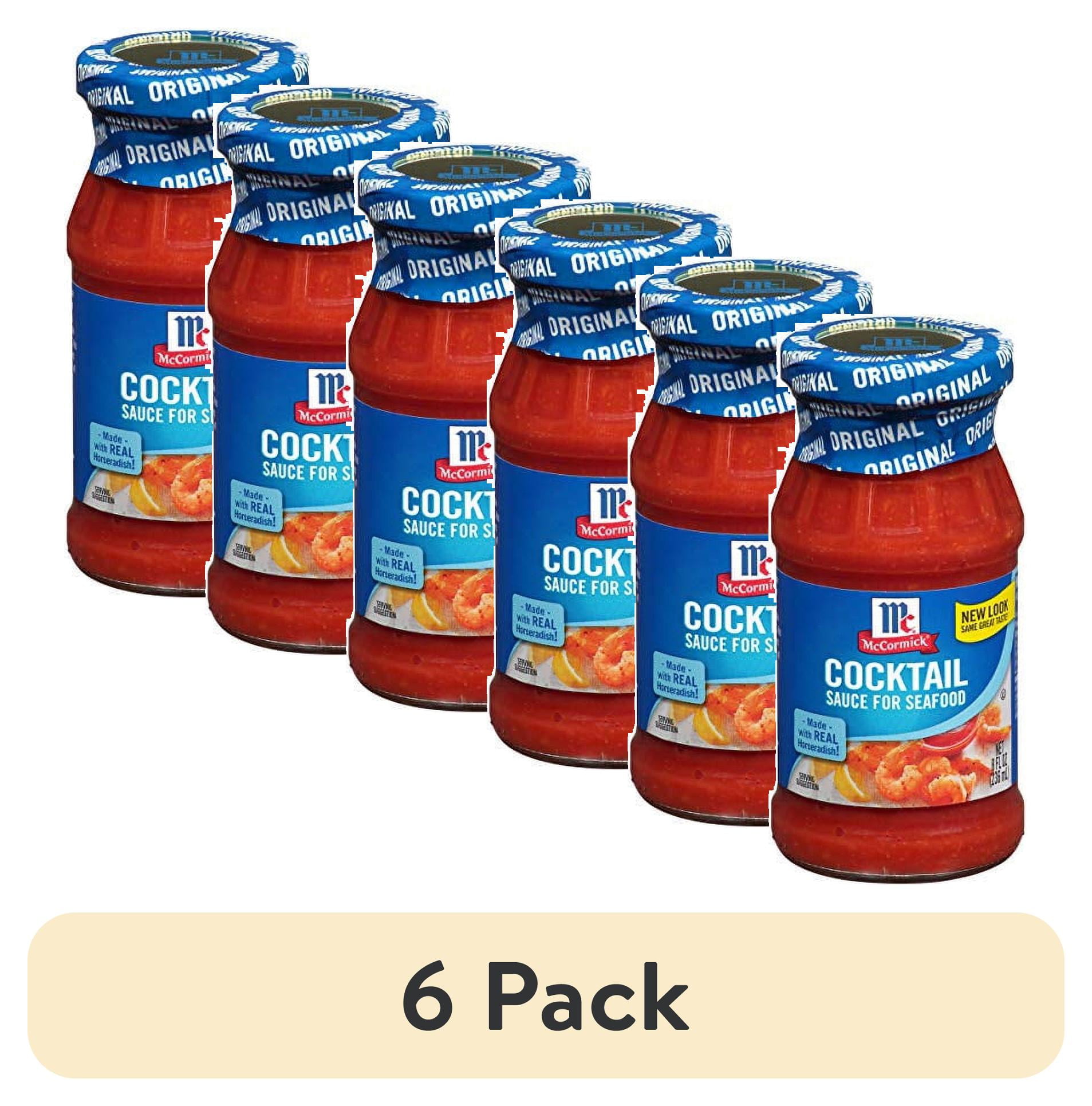 (6 pack) McCormick Golden Dipt Cocktail Sauce for Seafood, 8 fl oz ...