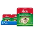 Melitta, Coffee Filters, #4, 6 Pack Natural Brown Cone 100 Ct - Walmart.com