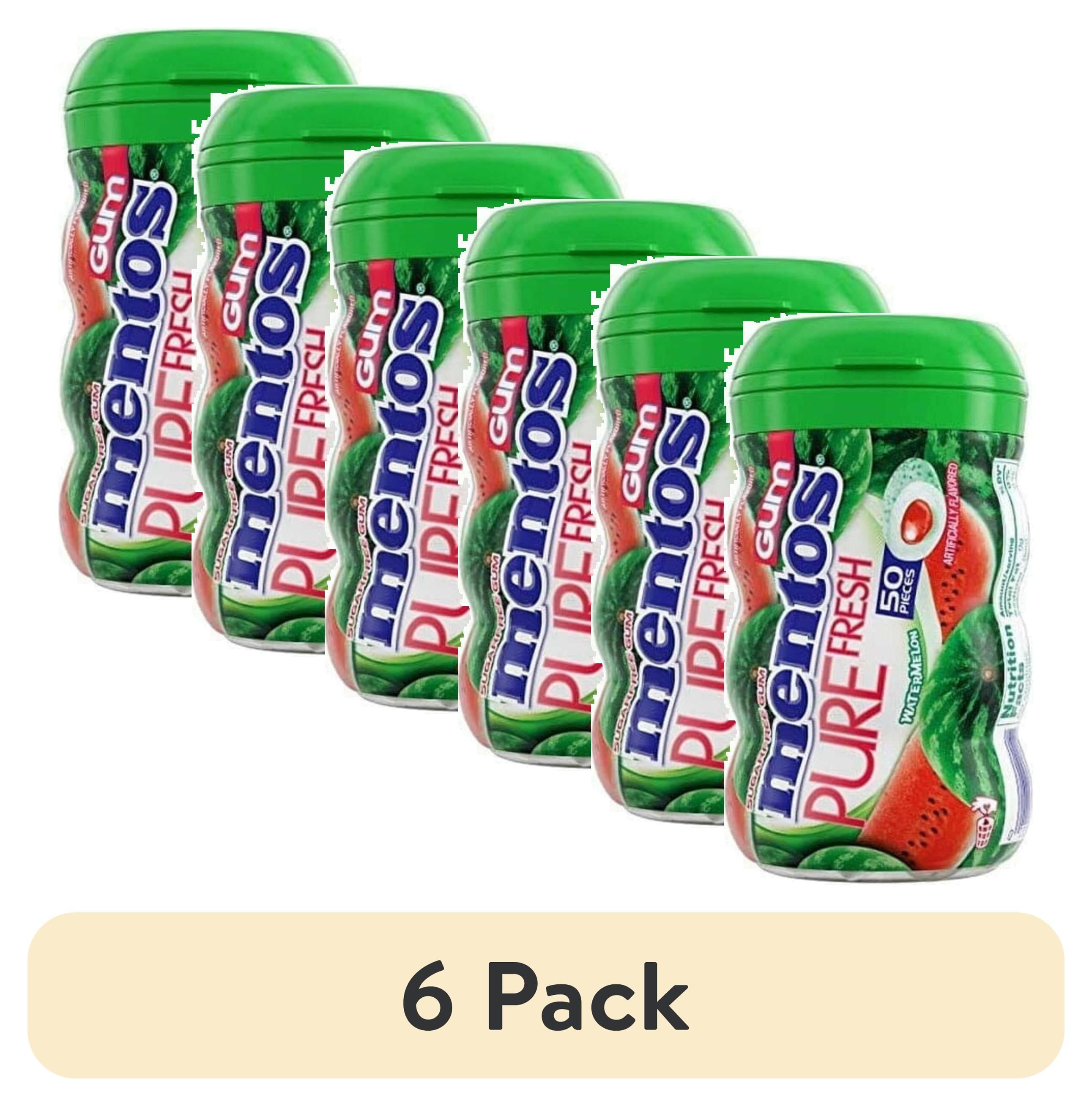 (6 pack) Mentos Pure Fresh Sugar-Free Chewing Gum With Xylitol ...