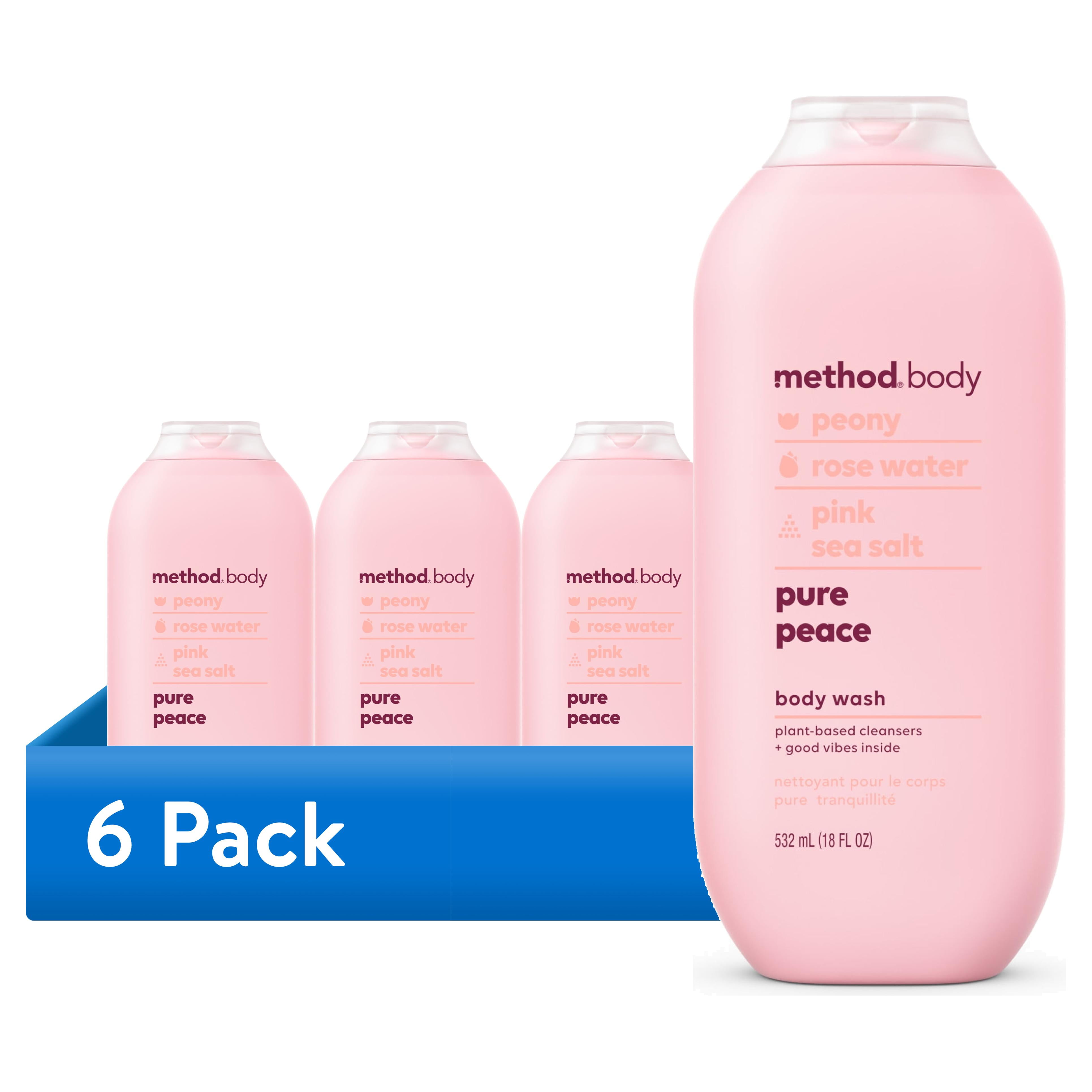 (6 pack) Method Body Wash, Pure Peace, 18oz - Walmart.com