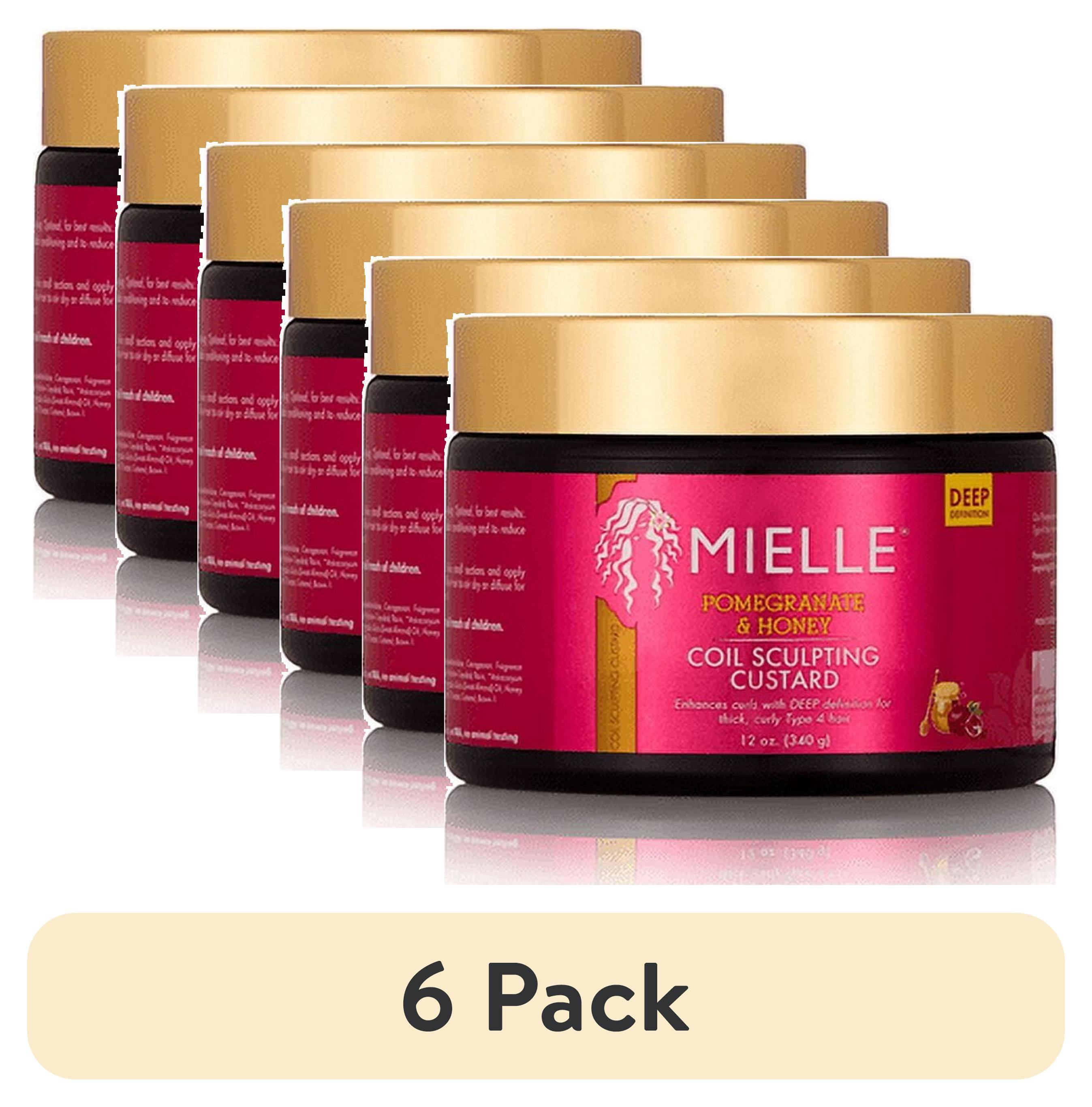 (6 pack) Mielle Pomegranate and Honey Coil Sculpting Custard 12 fl. oz ...
