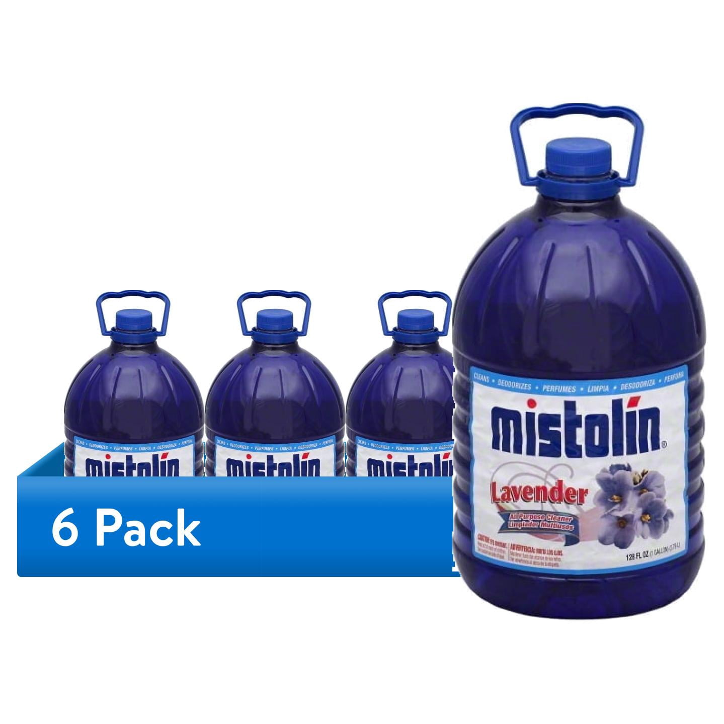 (6 pack) Mistolin Disinfectant, all-purpose cleaner, 128 fl oz ...