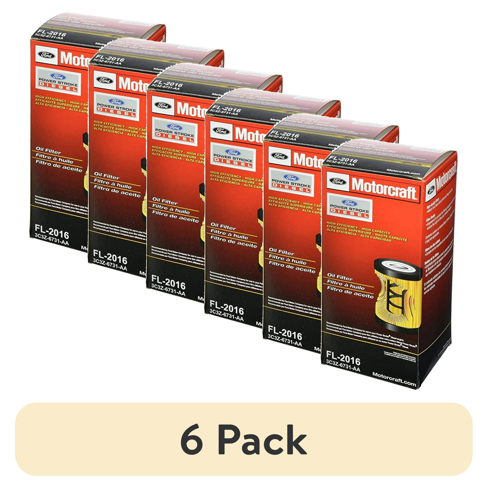 (6 pack) Motorcraft Oil Filter FL2016W - Walmart.com